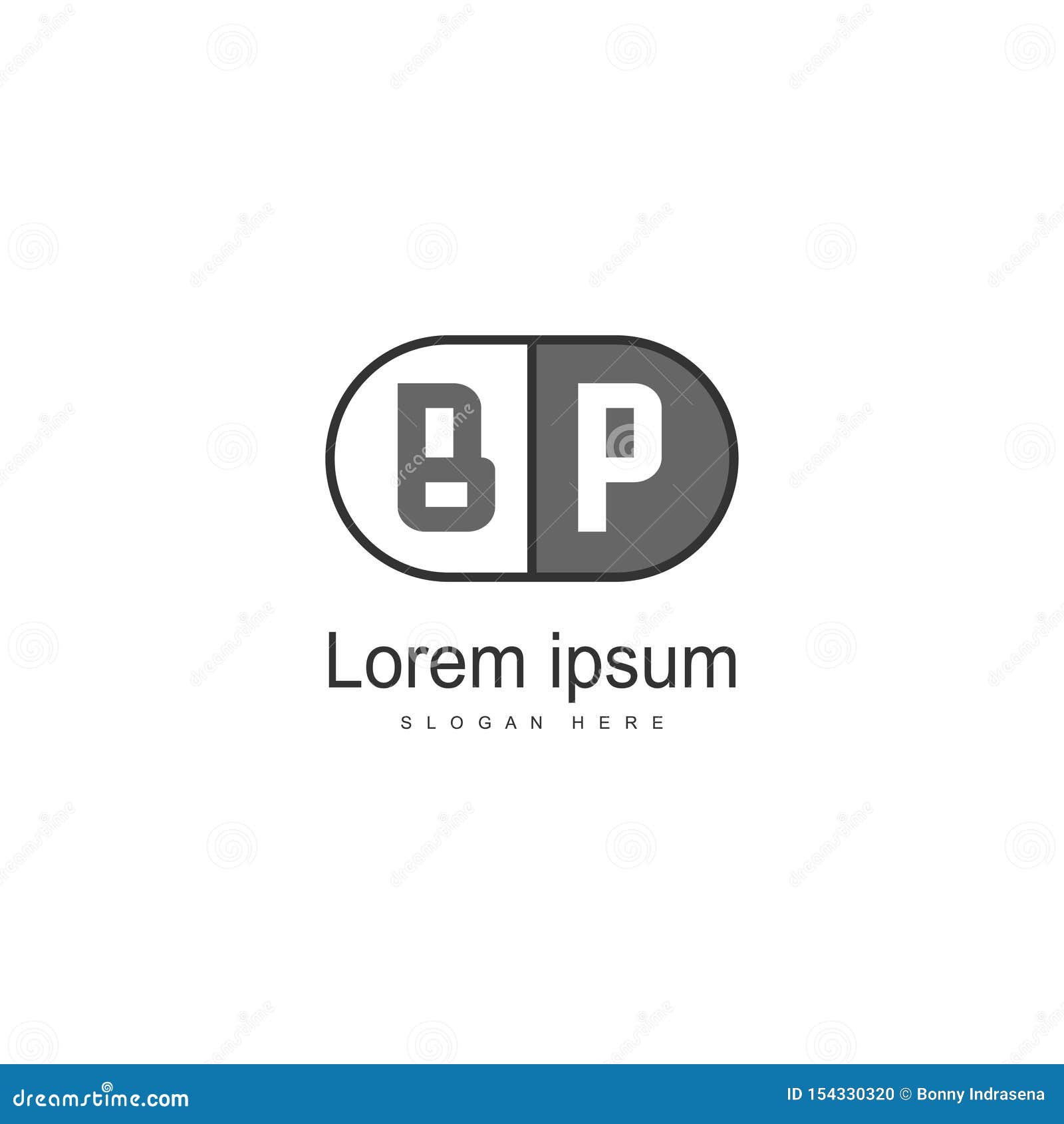 BP Letter Logo Design. Creative Modern BP Letters Icon Illustration ...