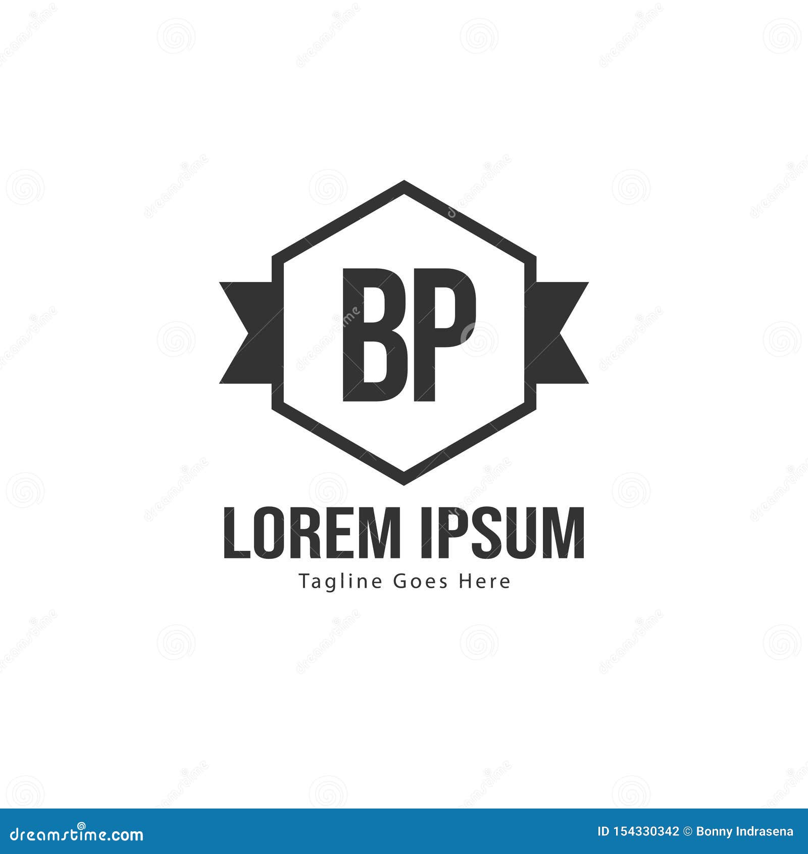 BP Letter Logo Design. Creative Modern BP Letters Icon Illustration ...