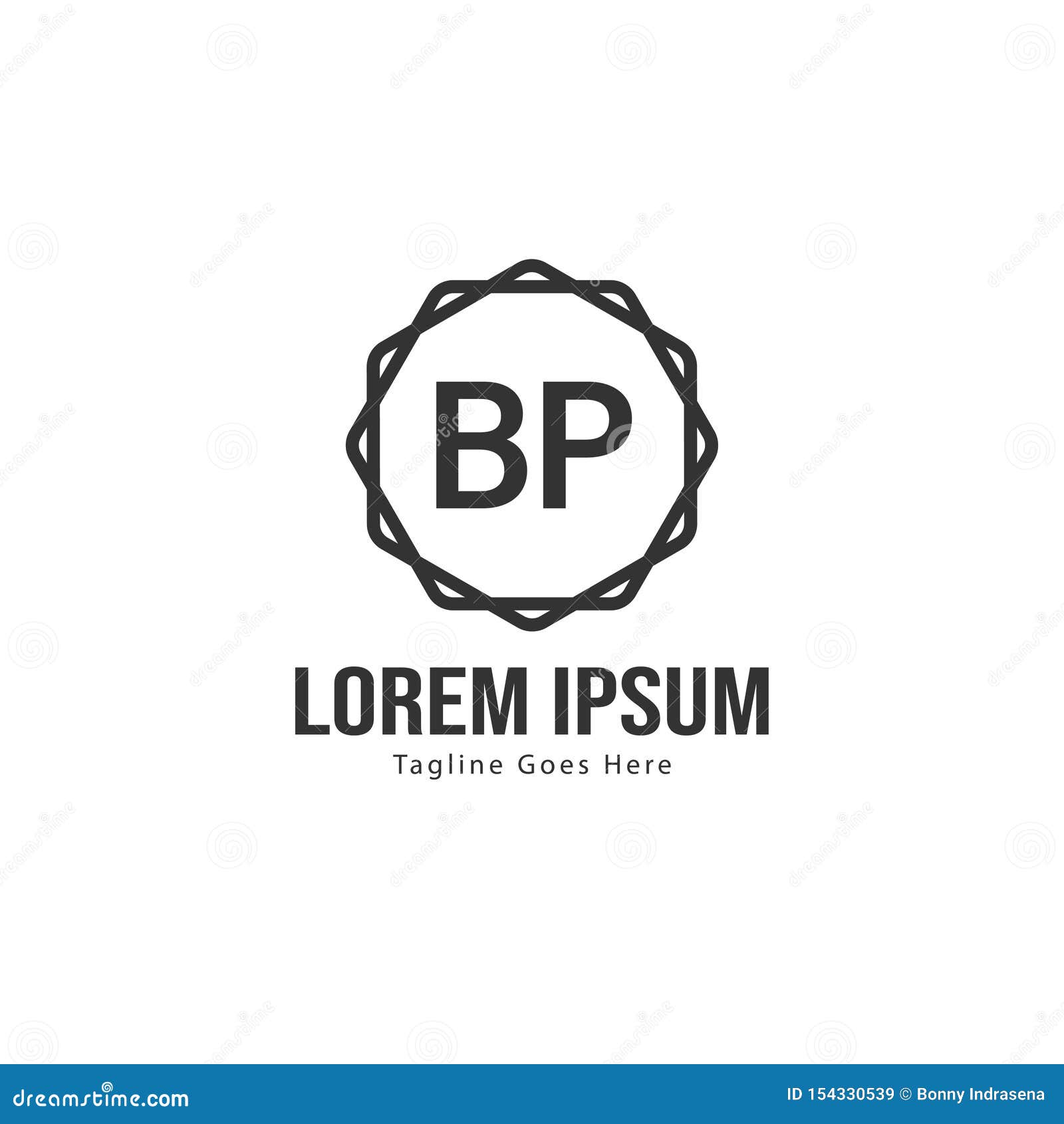 BP Letter Logo Design. Creative Modern BP Letters Icon Illustration ...