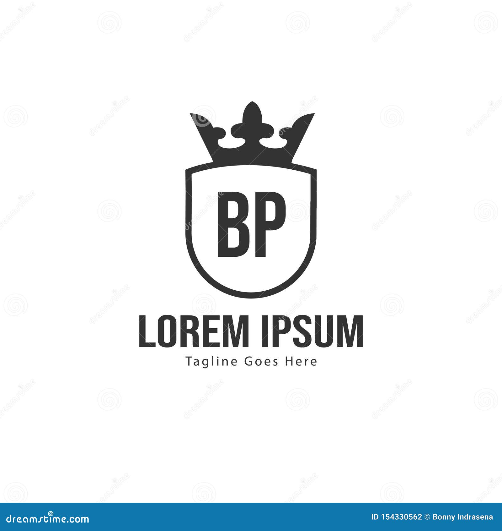 BP Letter Logo Design. Creative Modern BP Letters Icon Illustration ...