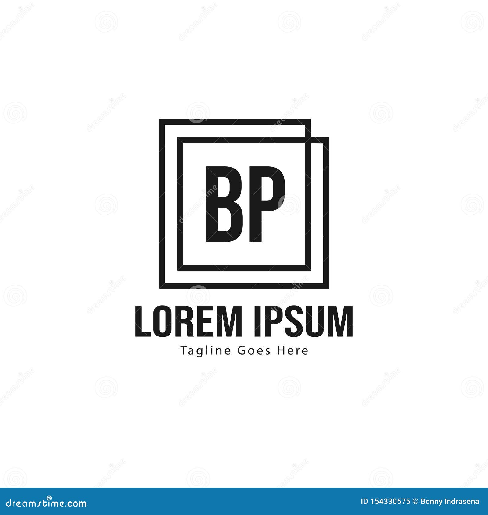 BP Letter Logo Design. Creative Modern BP Letters Icon Illustration ...