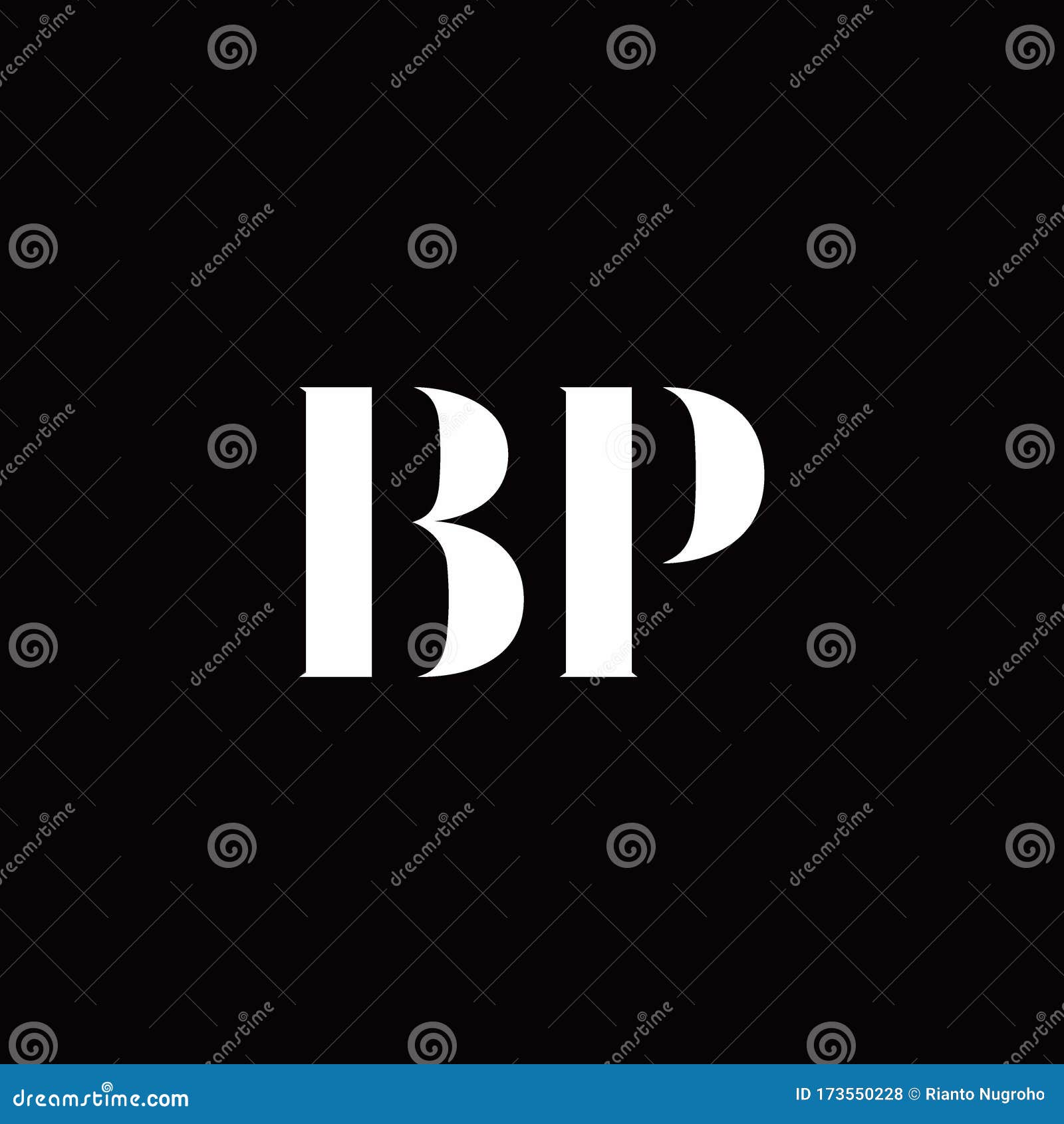 BP Logo Letter Initial Logo Designs Template Stock Vector ...