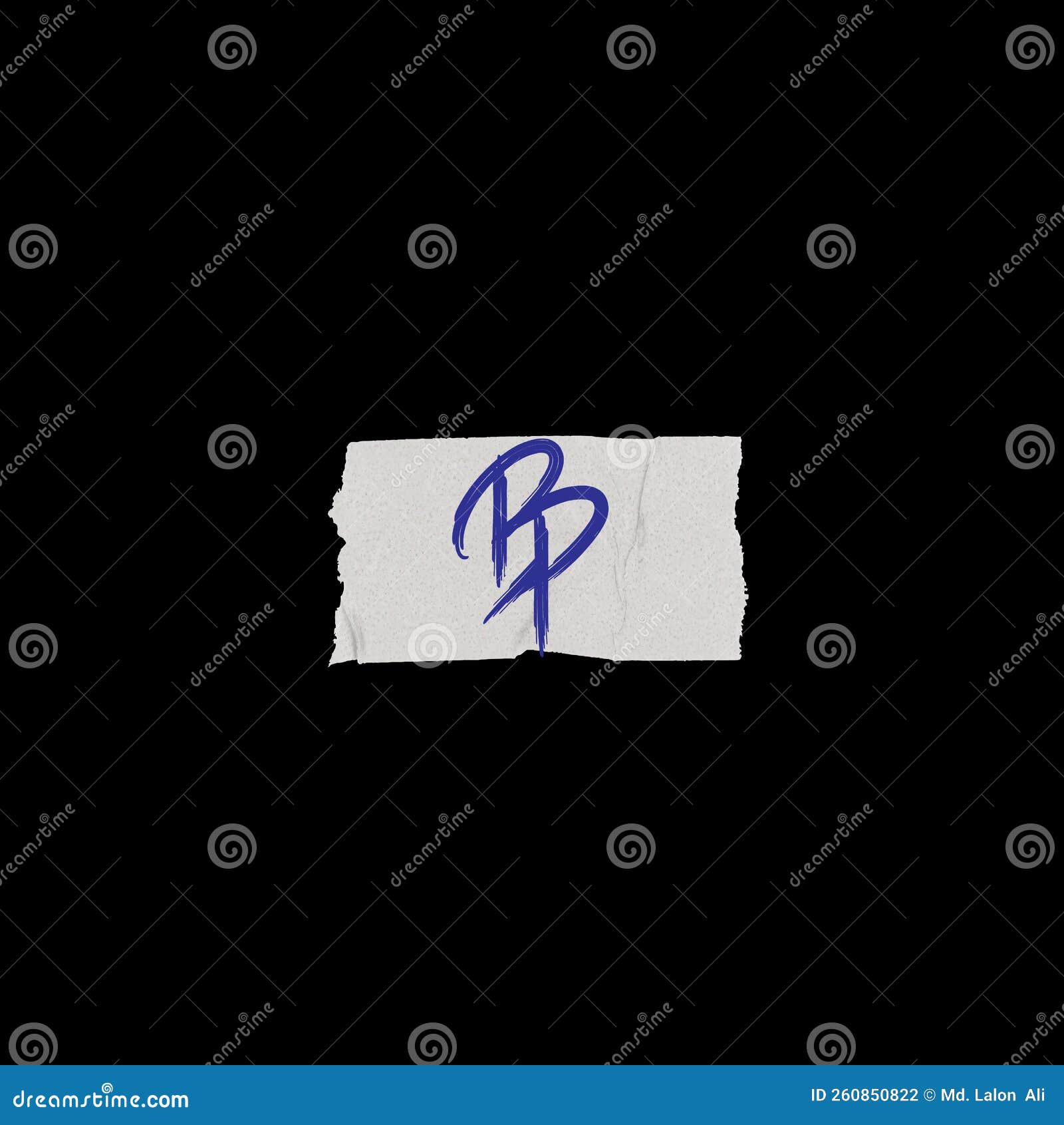 BP Text Logo Design stock vector. Illustration of purple - 260850822