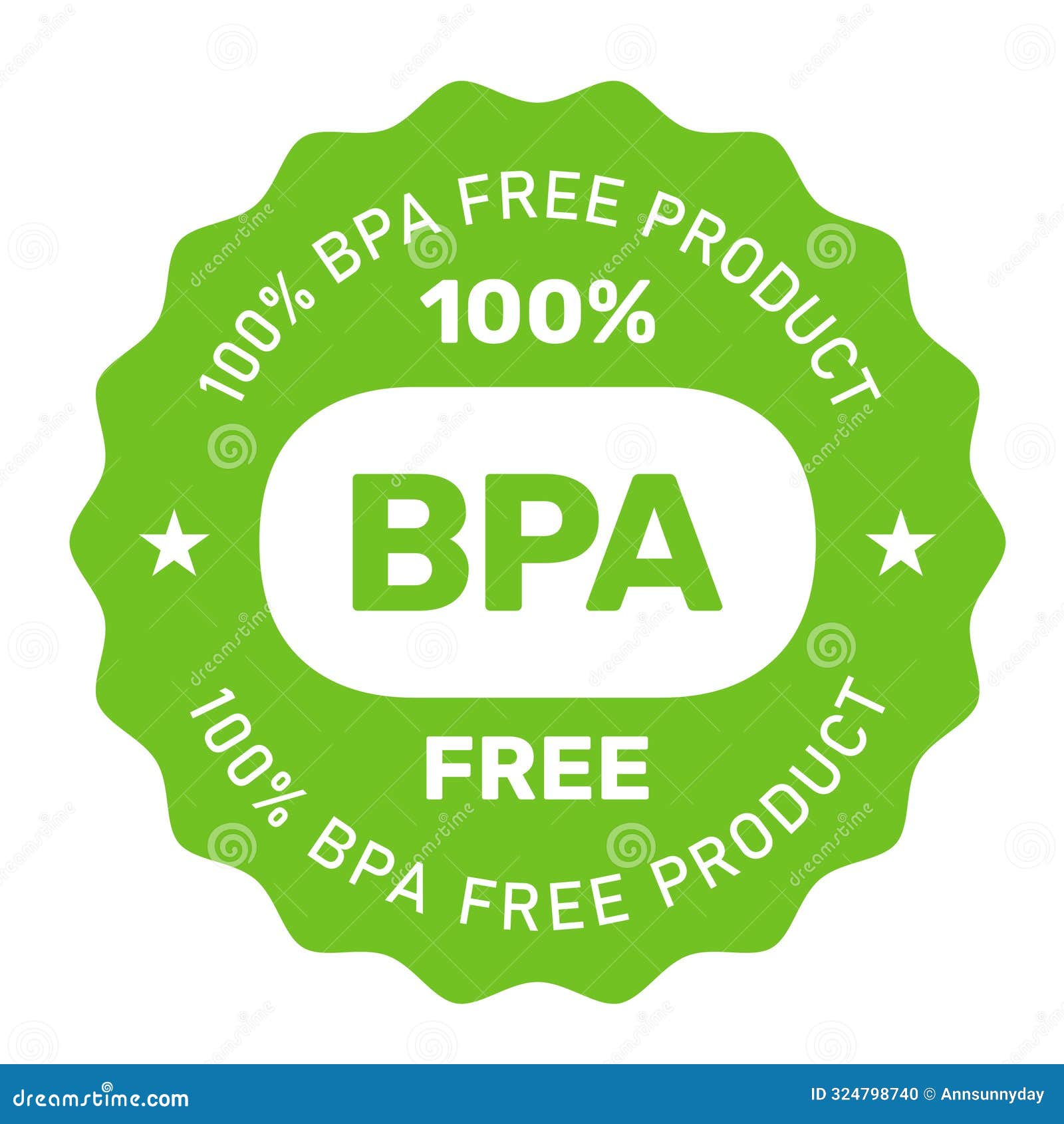 BPA Free Label, Bisphenol a and Phthalates Free Product, Non Toxic ...