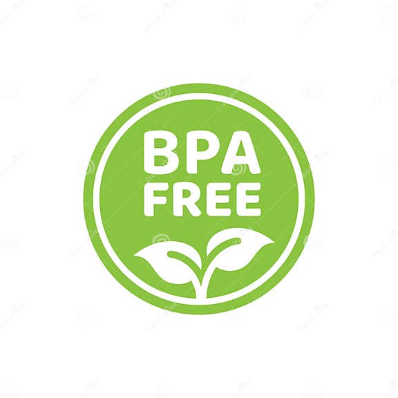 BPA Free Plastic Packaging Vector Sticker Stock Vector - Illustration ...
