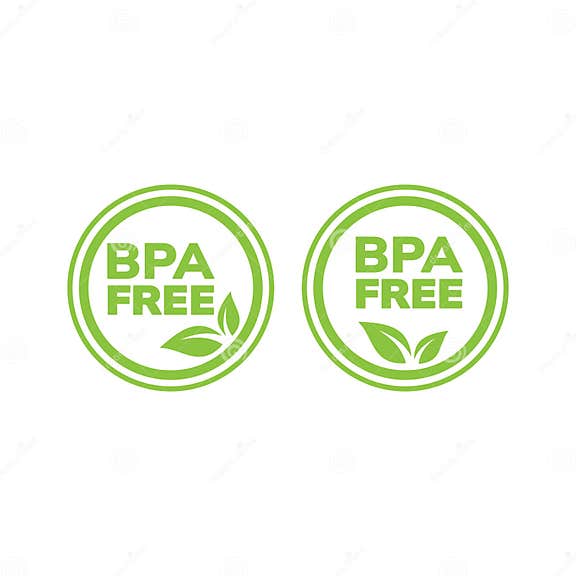 BPA Free Plastic Packaging Vector Sticker Stock Vector - Illustration ...