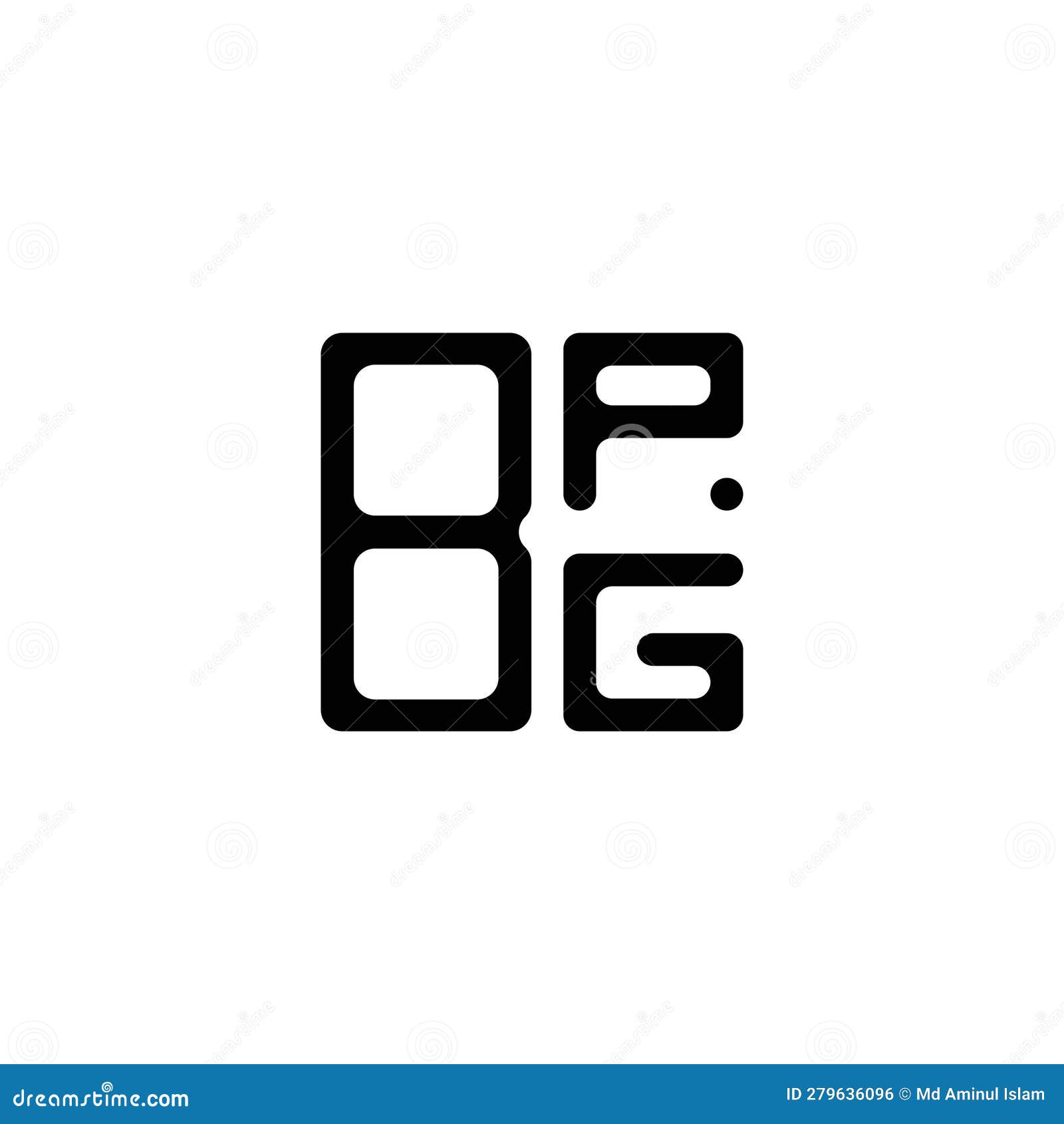 BPG Letter Logo Creative Design with Vector Graphic, BPG Stock Vector ...
