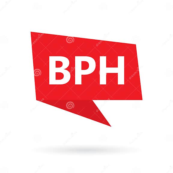 BPH Benign Prostatic Hyperplasia on Speach Bubble Stock Vector ...