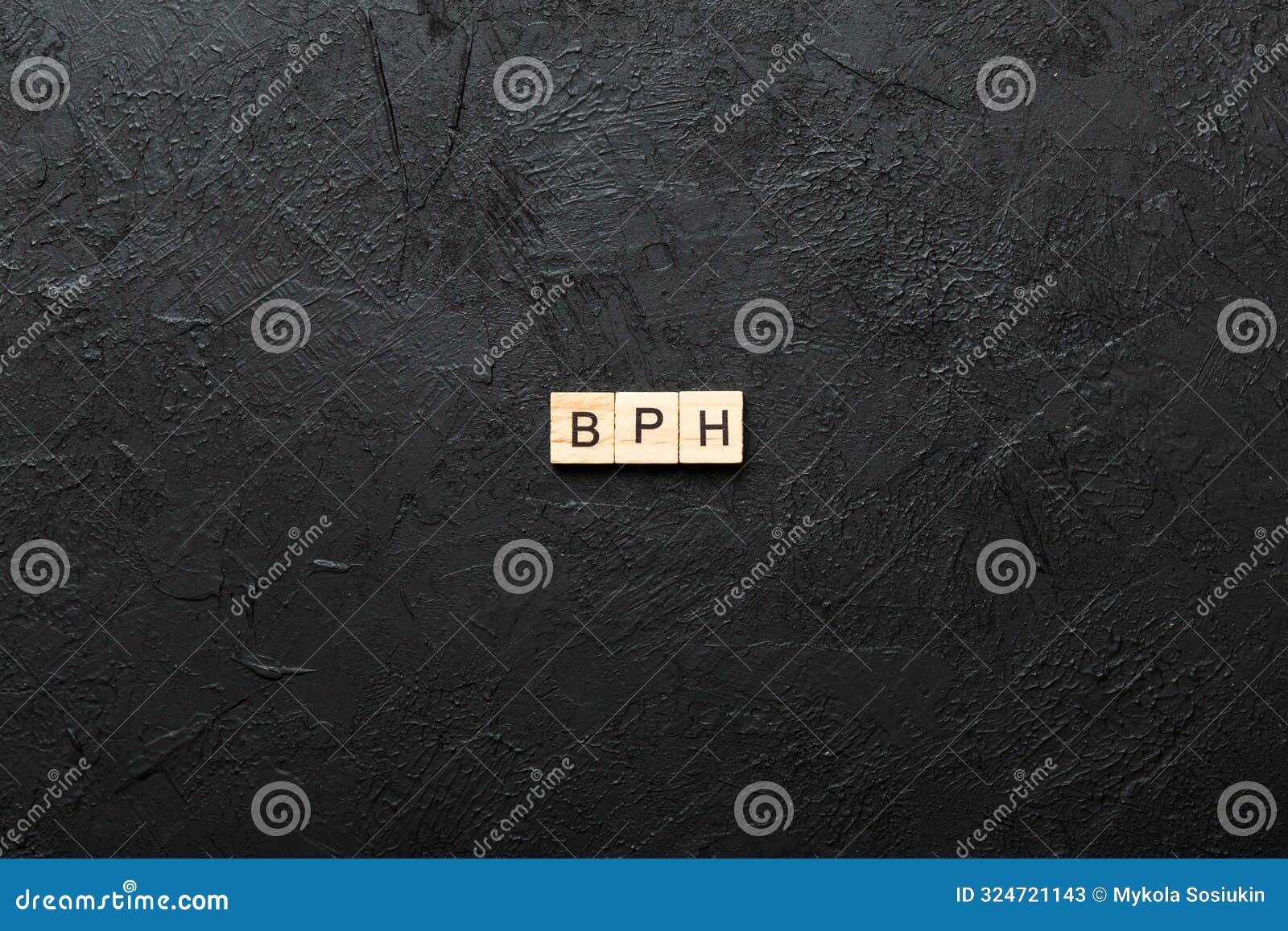 BPH Benign Prostatic Hyperplasia Word Made with Building Blocks, BPH ...