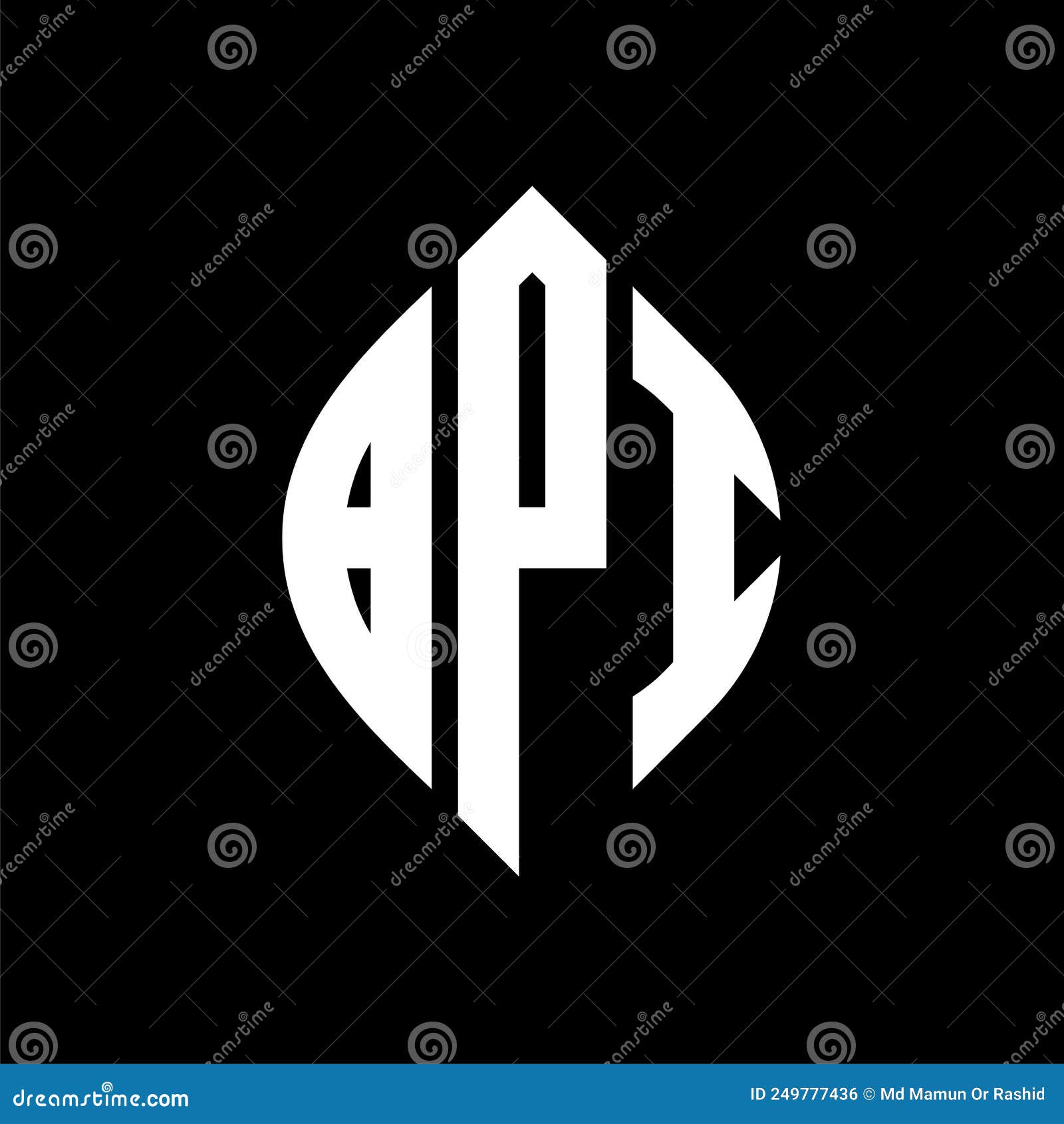 BPI Circle Letter Logo Design with Circle and Ellipse Shape. BPI ...