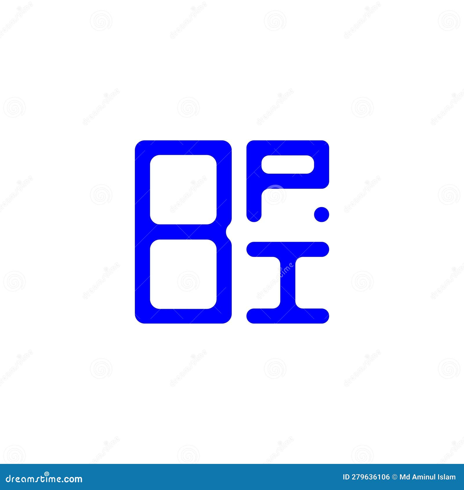 BPI Letter Logo Creative Design with Vector Graphic, BPI Stock Vector ...