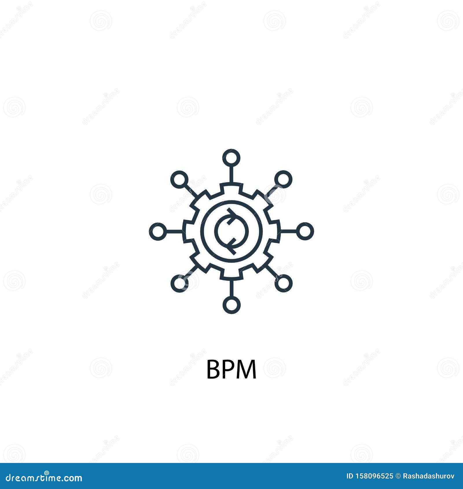 BPM Concept Line Icon. Simple Element Stock Vector - Illustration of ... BPM Concept Line Icon. Simple Element Stock Vector - Illustration of ...