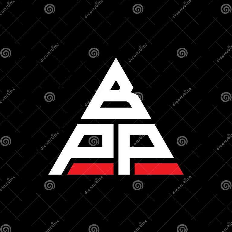 BPP Triangle Letter Logo Design with Triangle Shape. BPP Triangle Logo ...