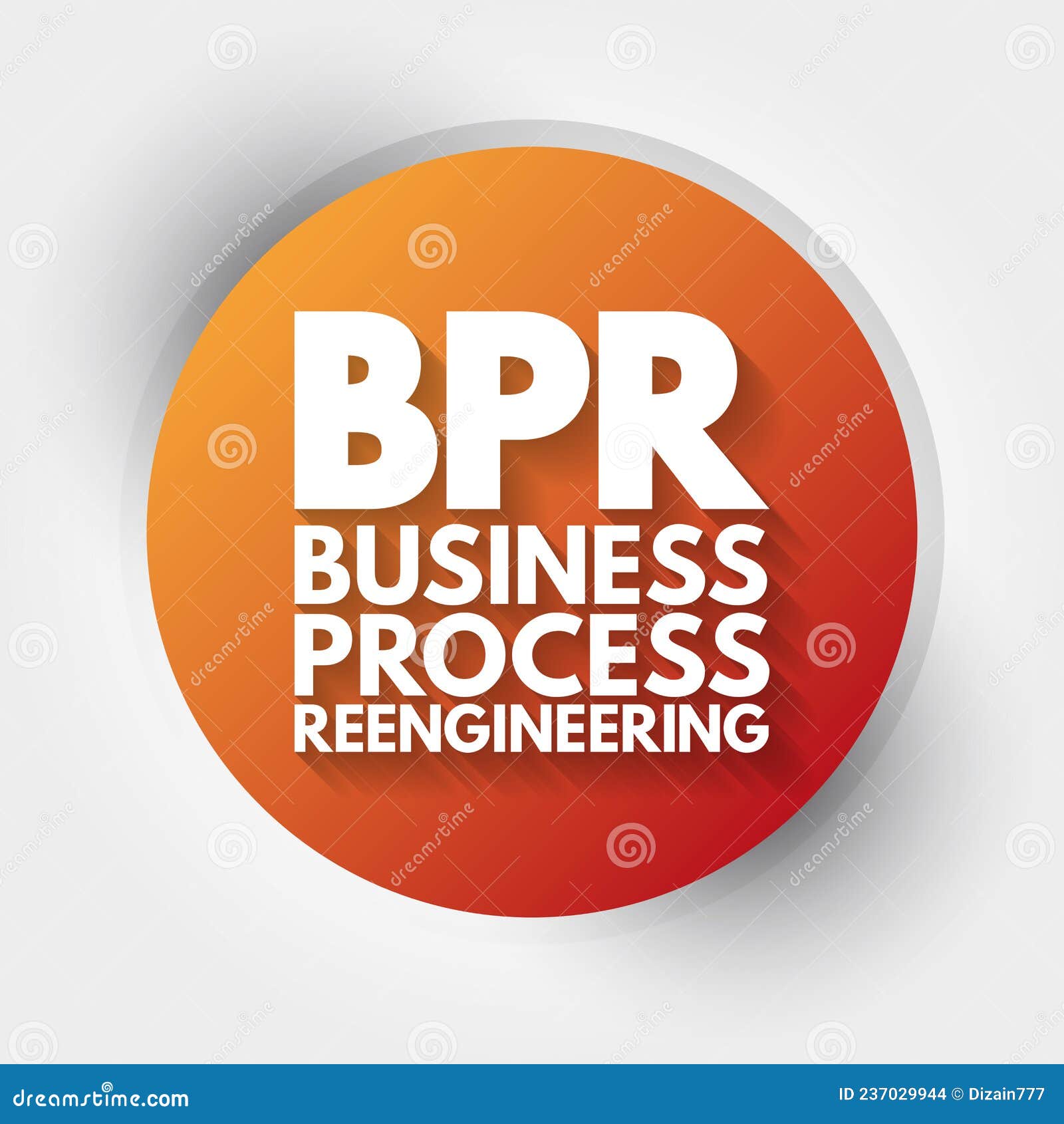BPR - Business Process Reengineering Acronym, Concept Background ...