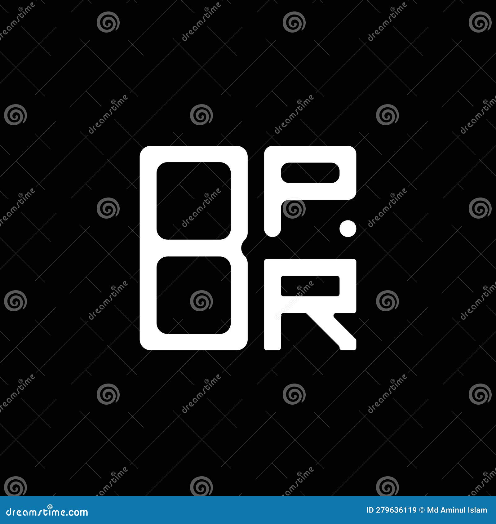 BPR Letter Logo Creative Design with Vector Graphic, BPR Stock Vector ...