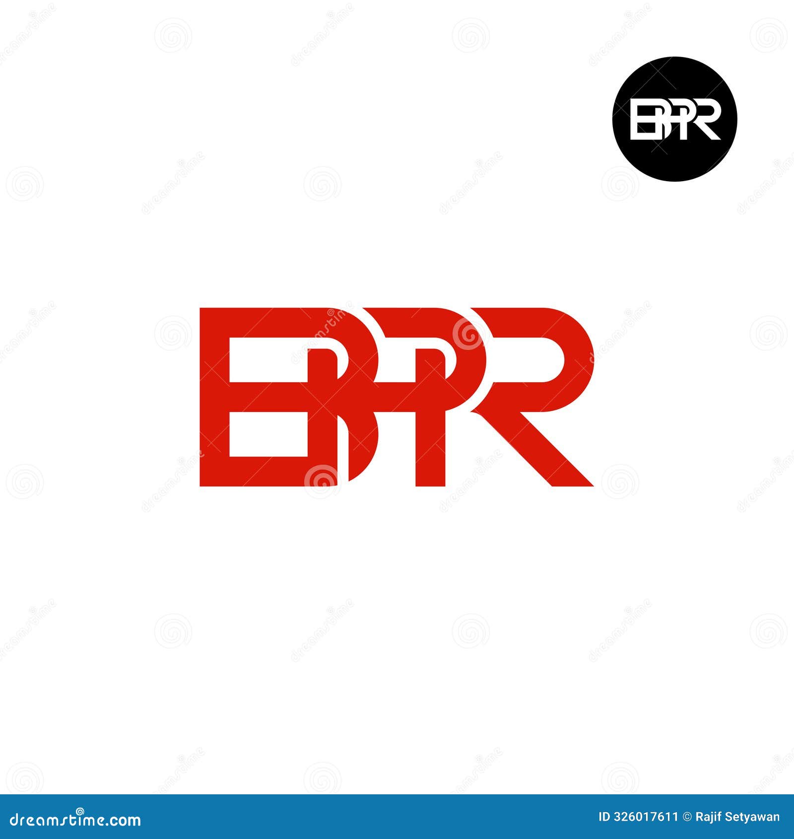 BPR Logo Letter Monogram Design Cartoon Vector | CartoonDealer.com ...