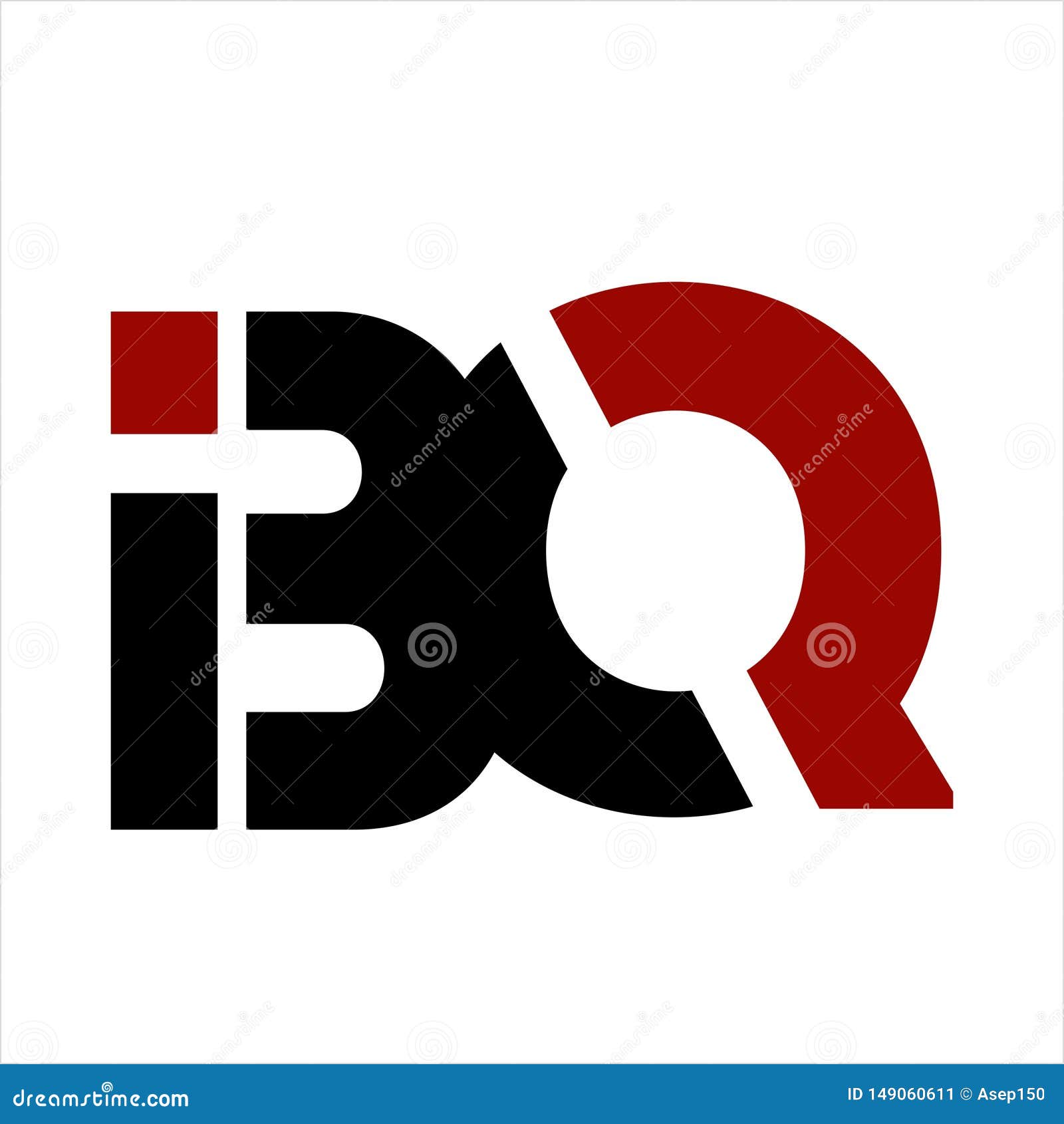 BQ, IBQ, BIQ Initials Letter Company Logo Stock Vector - Illustration ...