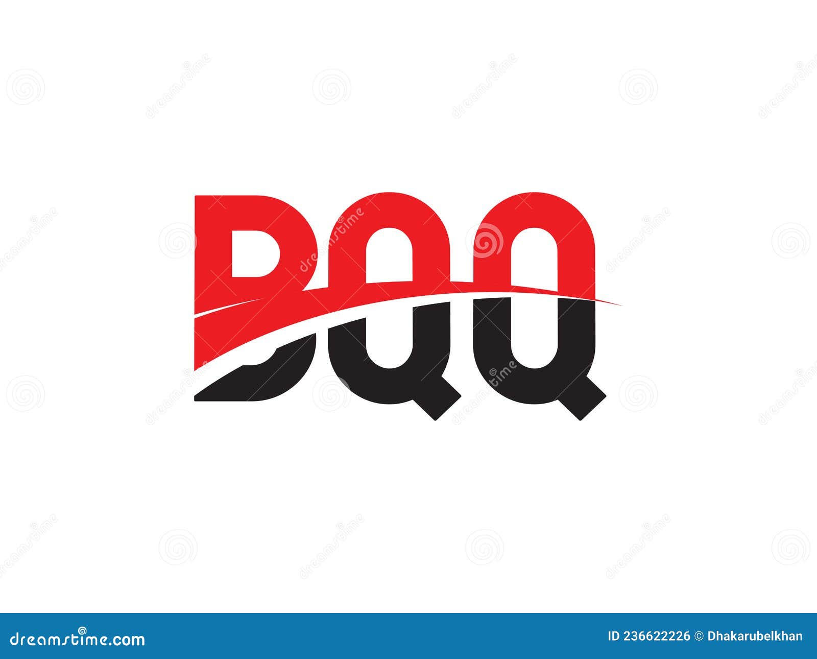 BQQ Letter Initial Logo Design Vector Illustration Stock Vector ...