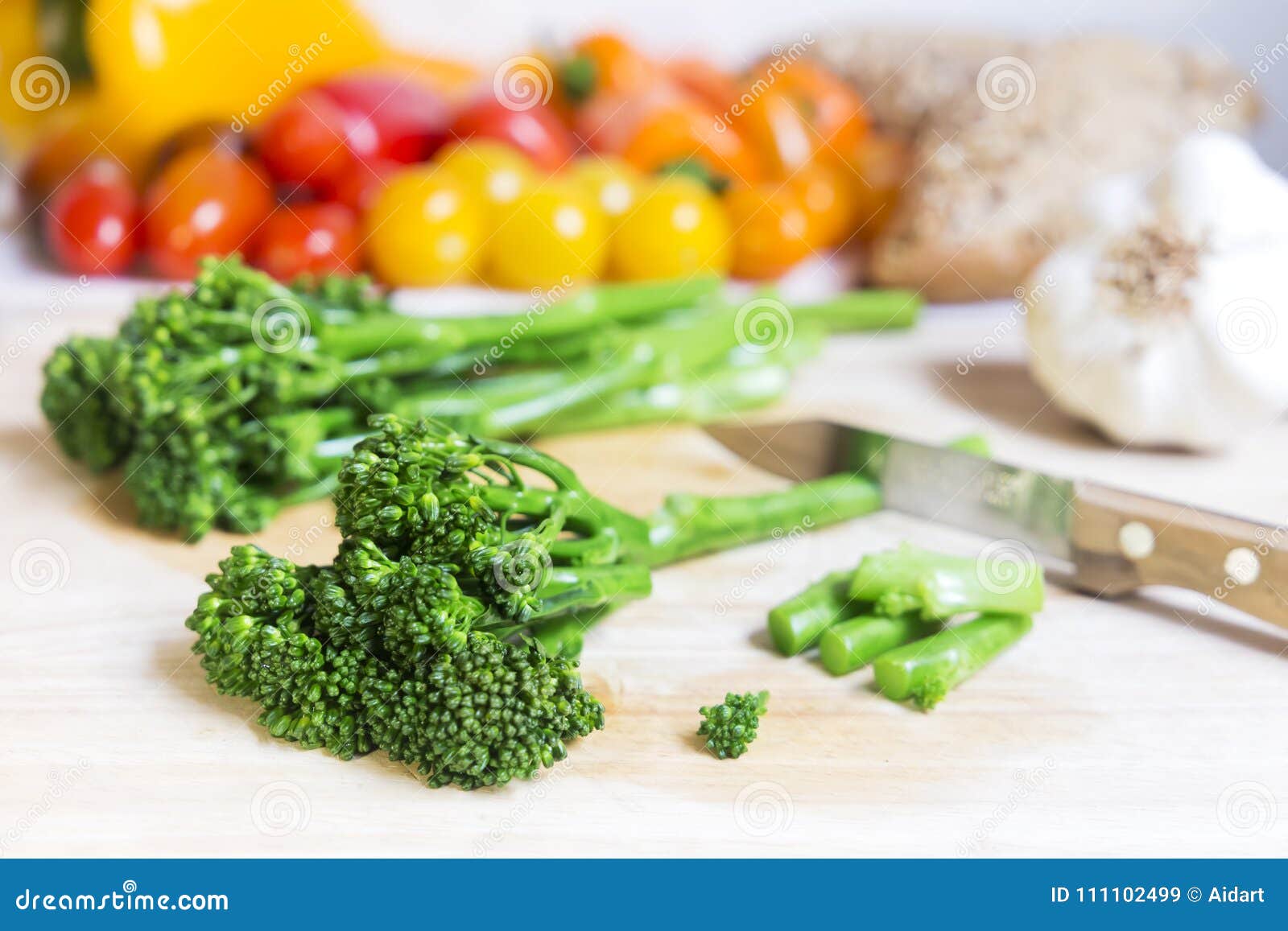 Brócolis E Vegetais Frescos Do Bimi Imagem de Stock - Imagem de gostoso ...