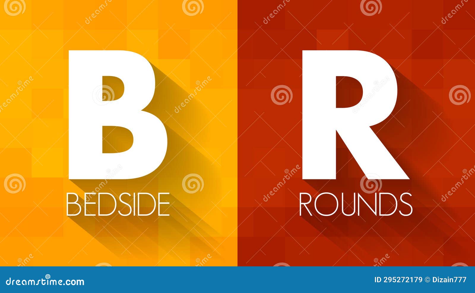 BR - Bedside Rounds Acronym Text With Arrows, Concept Background Stock ...