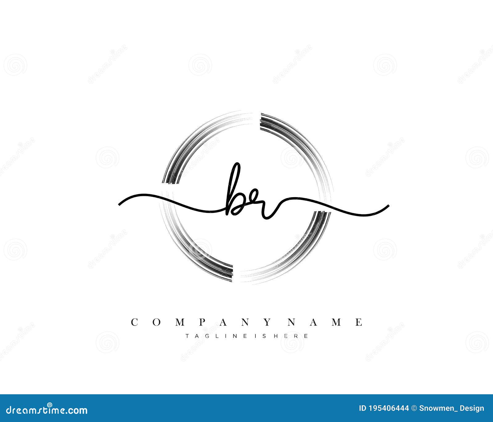 BR Initial Handwriting Minimalist Geometric Logo Template Vector Stock ... BR Initial Handwriting Minimalist Geometric Logo Template Vector Stock ...