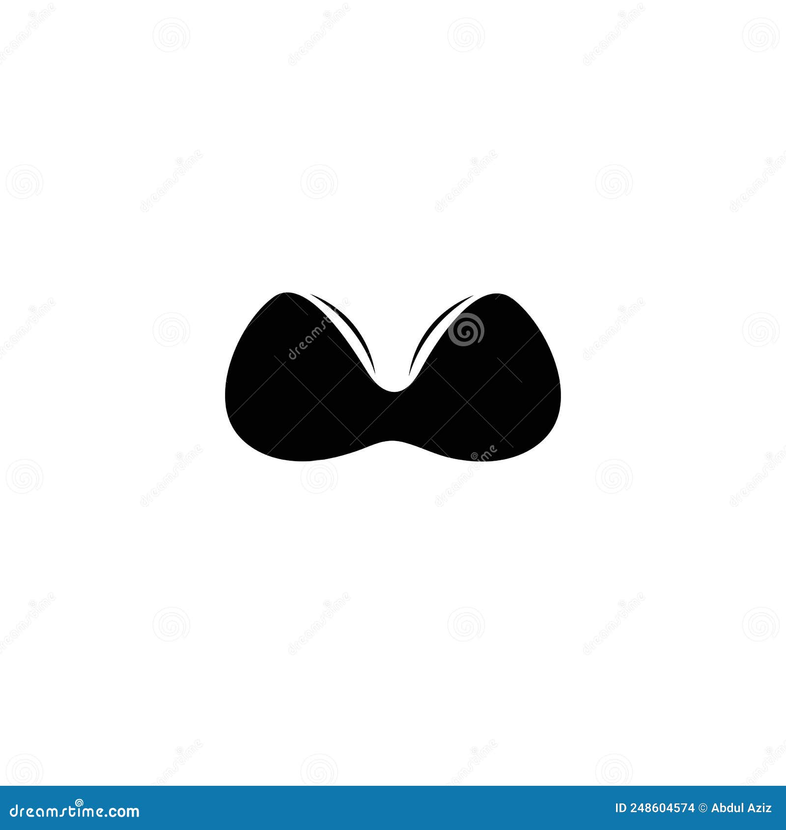 Bra icon logo free vector stock vector. Illustration of romantic ...