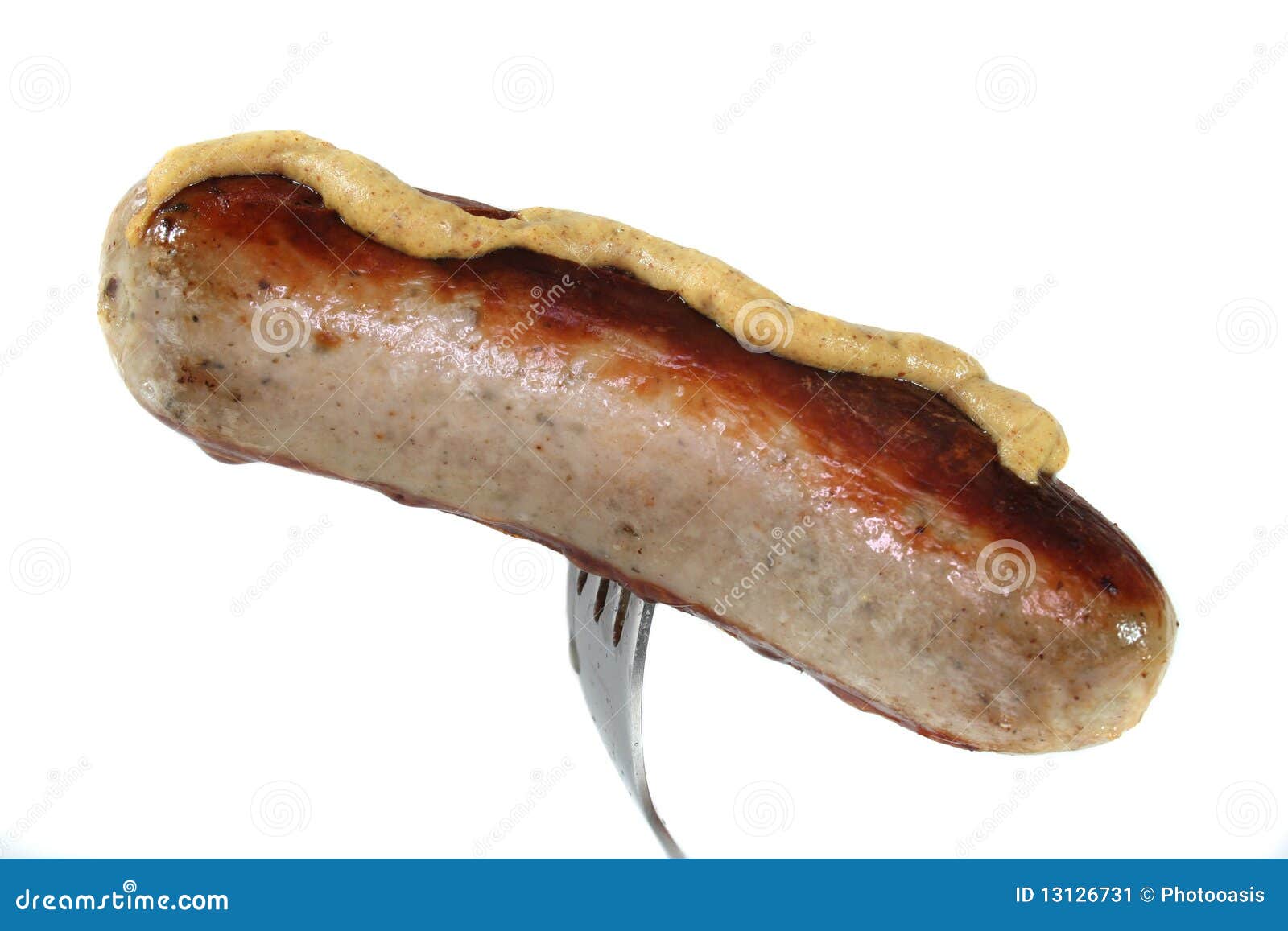 Braadworst stock afbeelding. Image of worst, geroosterd - 13126731