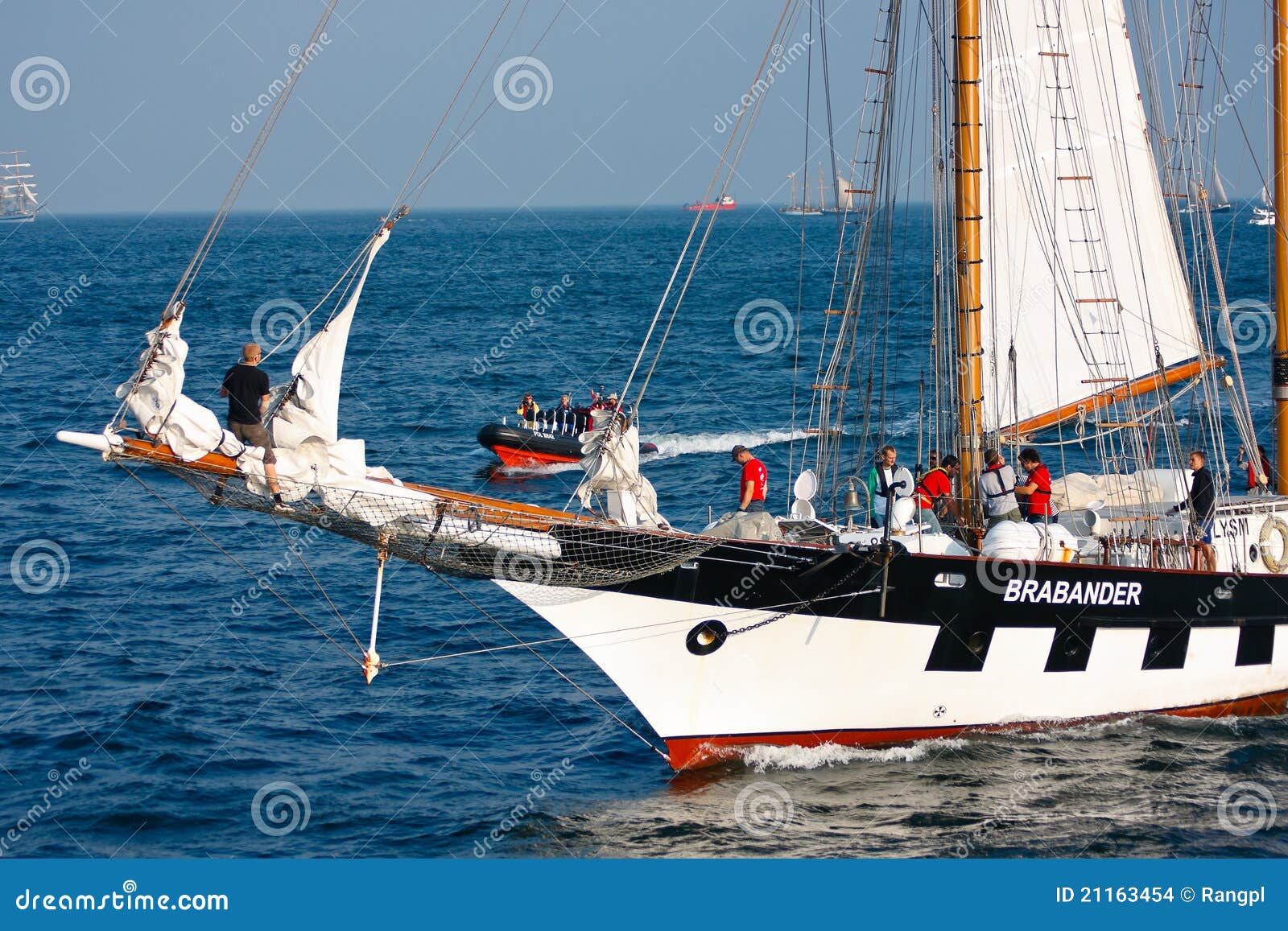Brabander - Sailing vessel editorial stock image. Image of event - 21163454