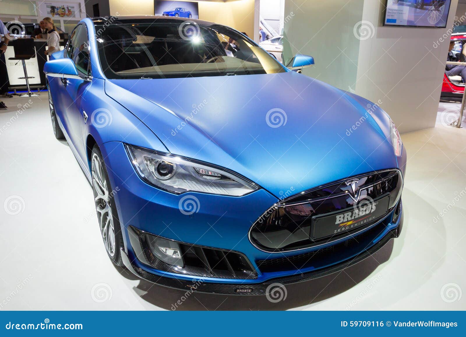 Brabus Tesla Model S editorial photo. Image of brabus - 59709116