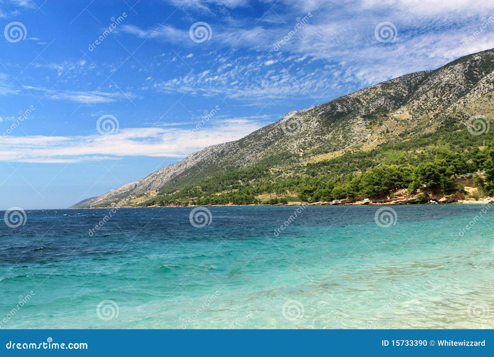 Brac Insel, Bol Ansicht Von Kroatien Stockfoto - Bild von fertigkeit ...