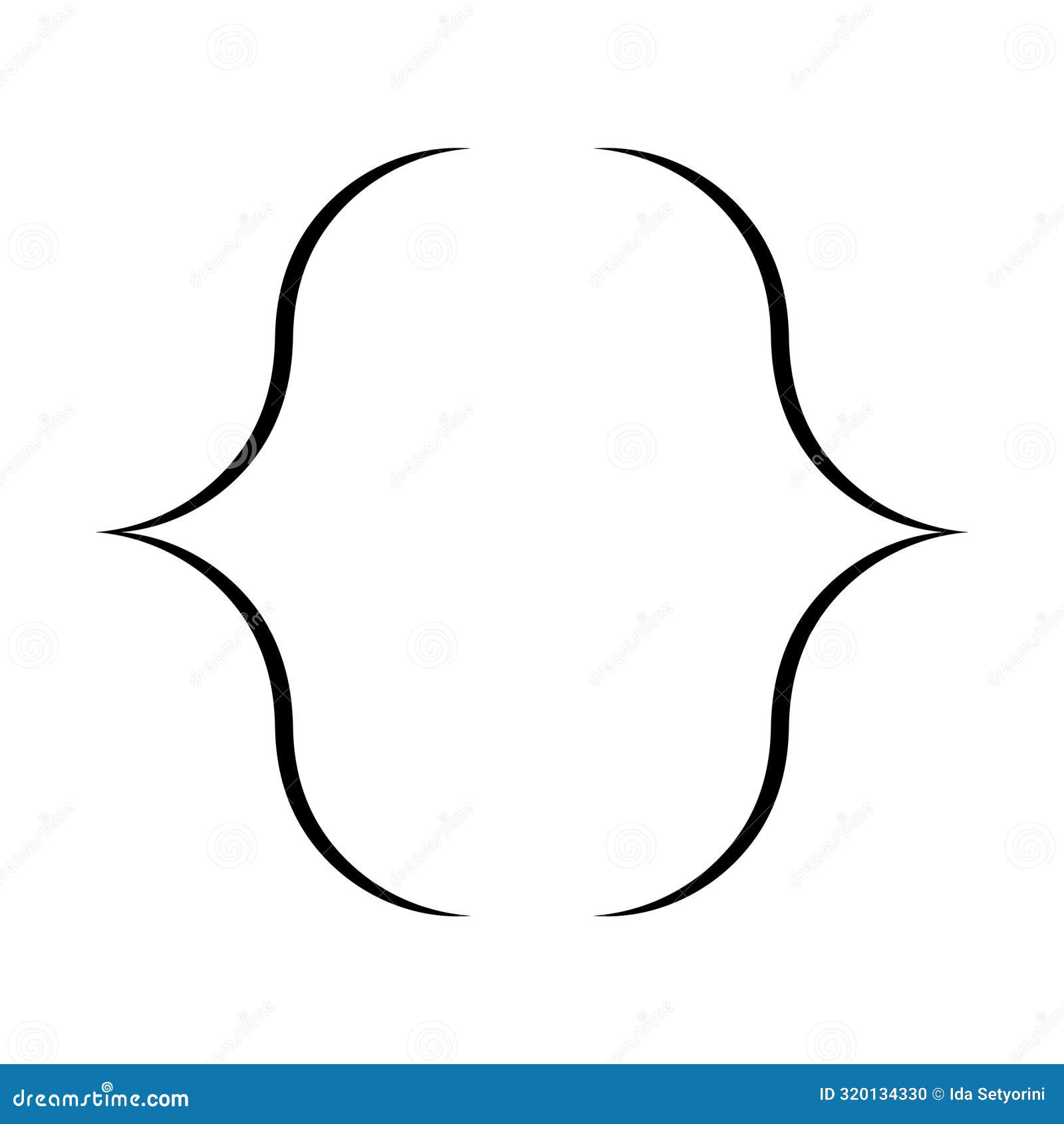 Brace Icon. Bracket, Curly Icon Stock Illustration - Illustration of ...