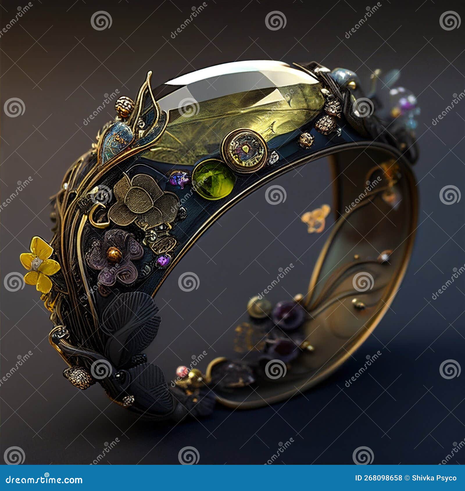 Bracelet Beautiful Generative AI Stock Illustration - Illustration of ...