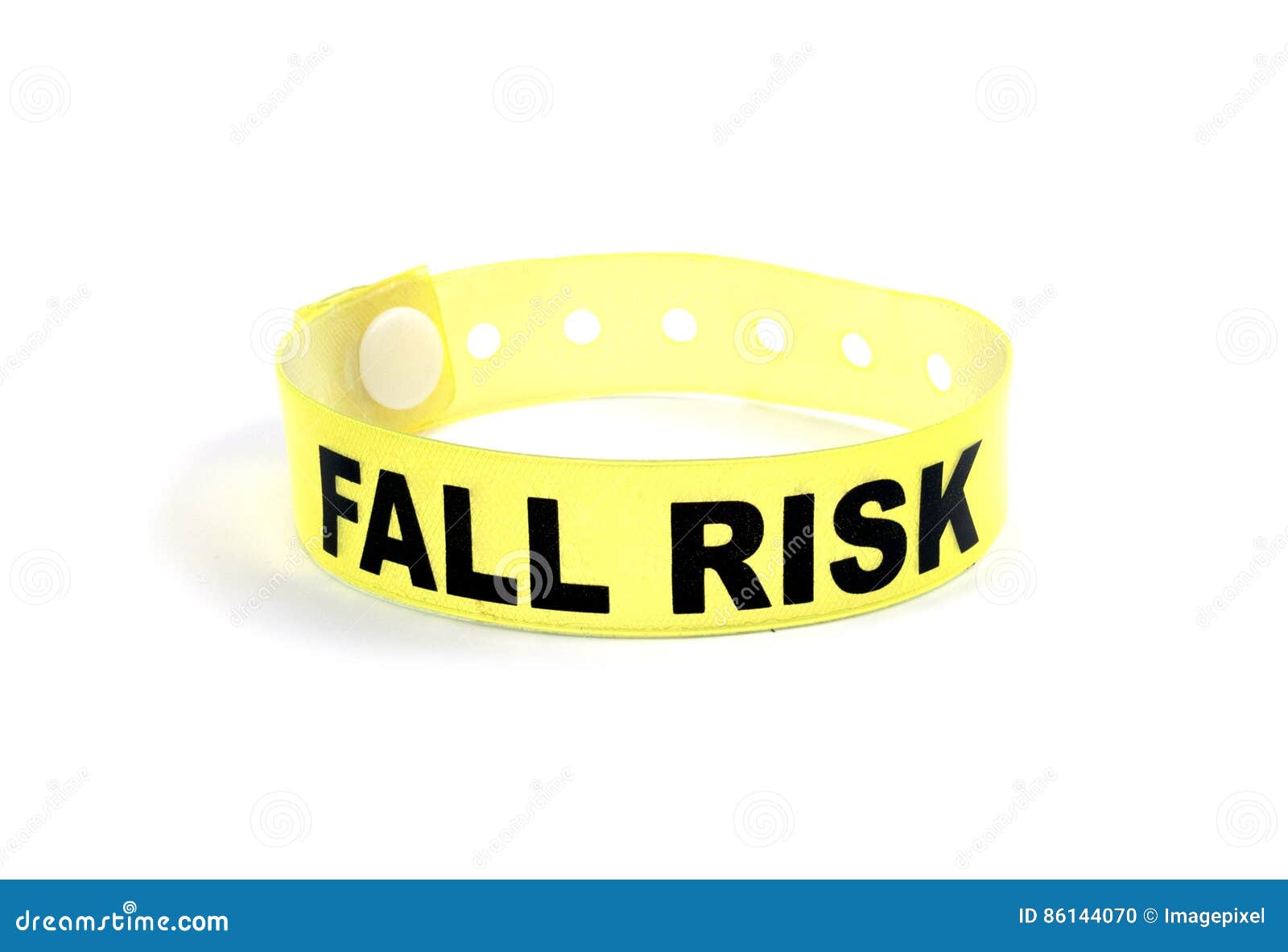Bracelet De Patient De Risque De Chute Photo stock - Image du symbole ...