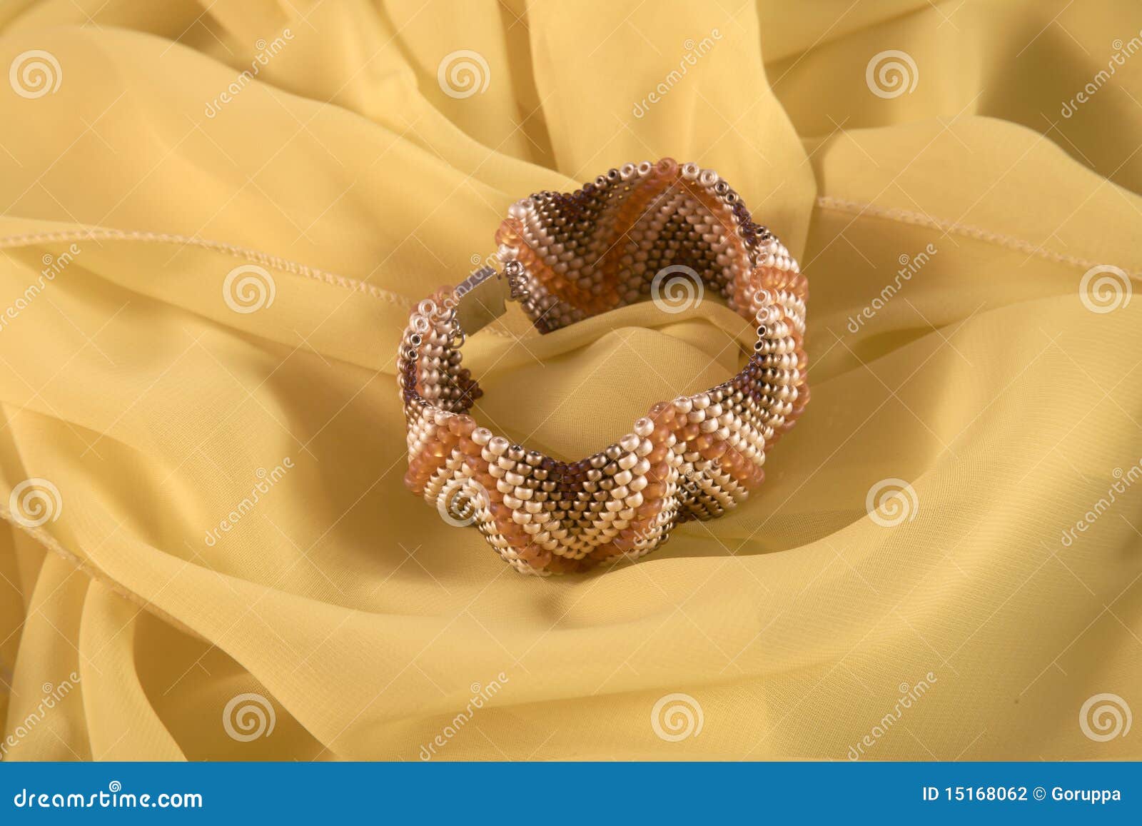 Bracelet from Hand-worked Beads Stock Photo - Image of elegance, beads ...