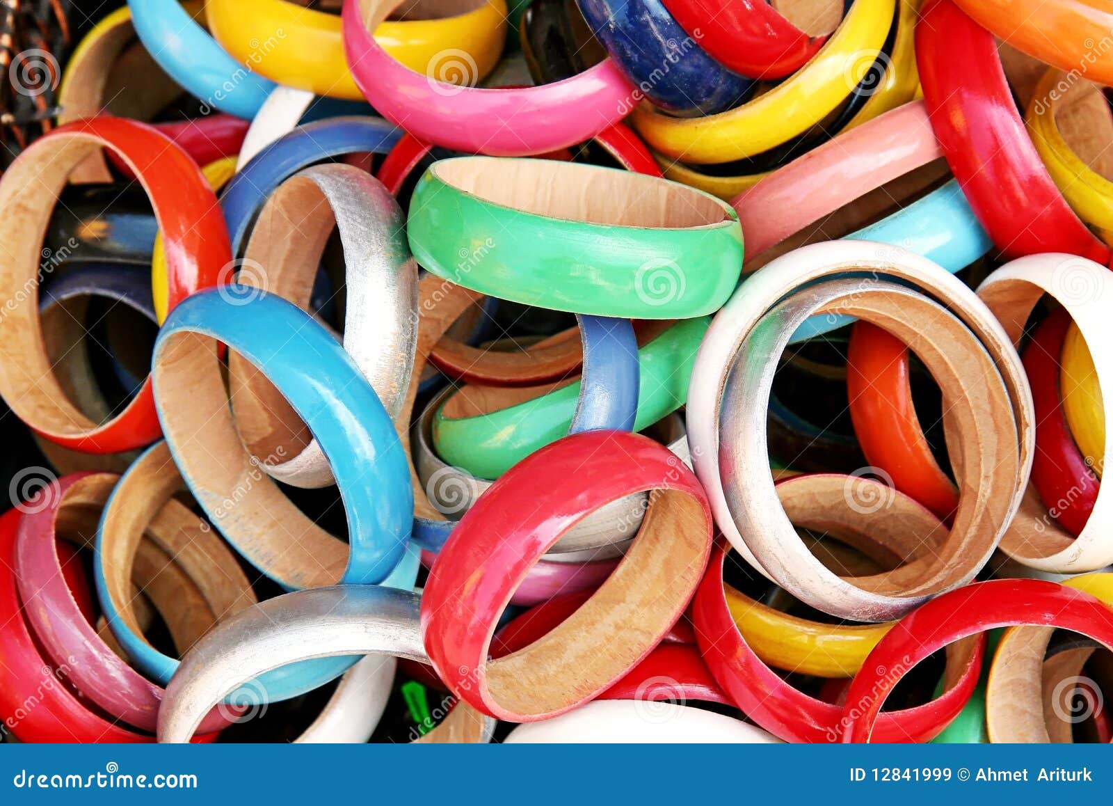 Bracelets as background stock image. Image of ring, bright - 12841999
