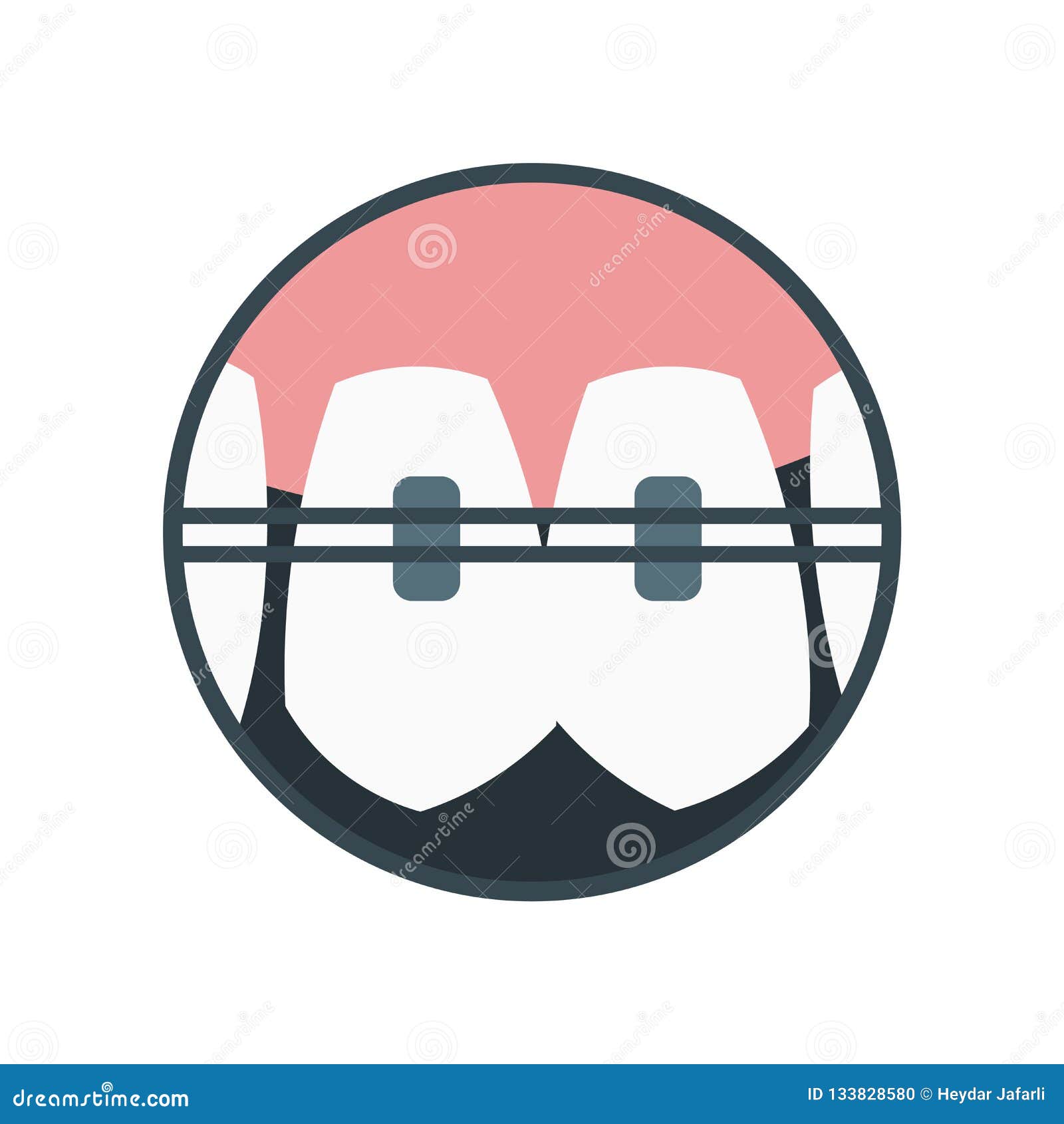 Braces Icon Vector Sign and Symbol Isolated on White Background Stock ...