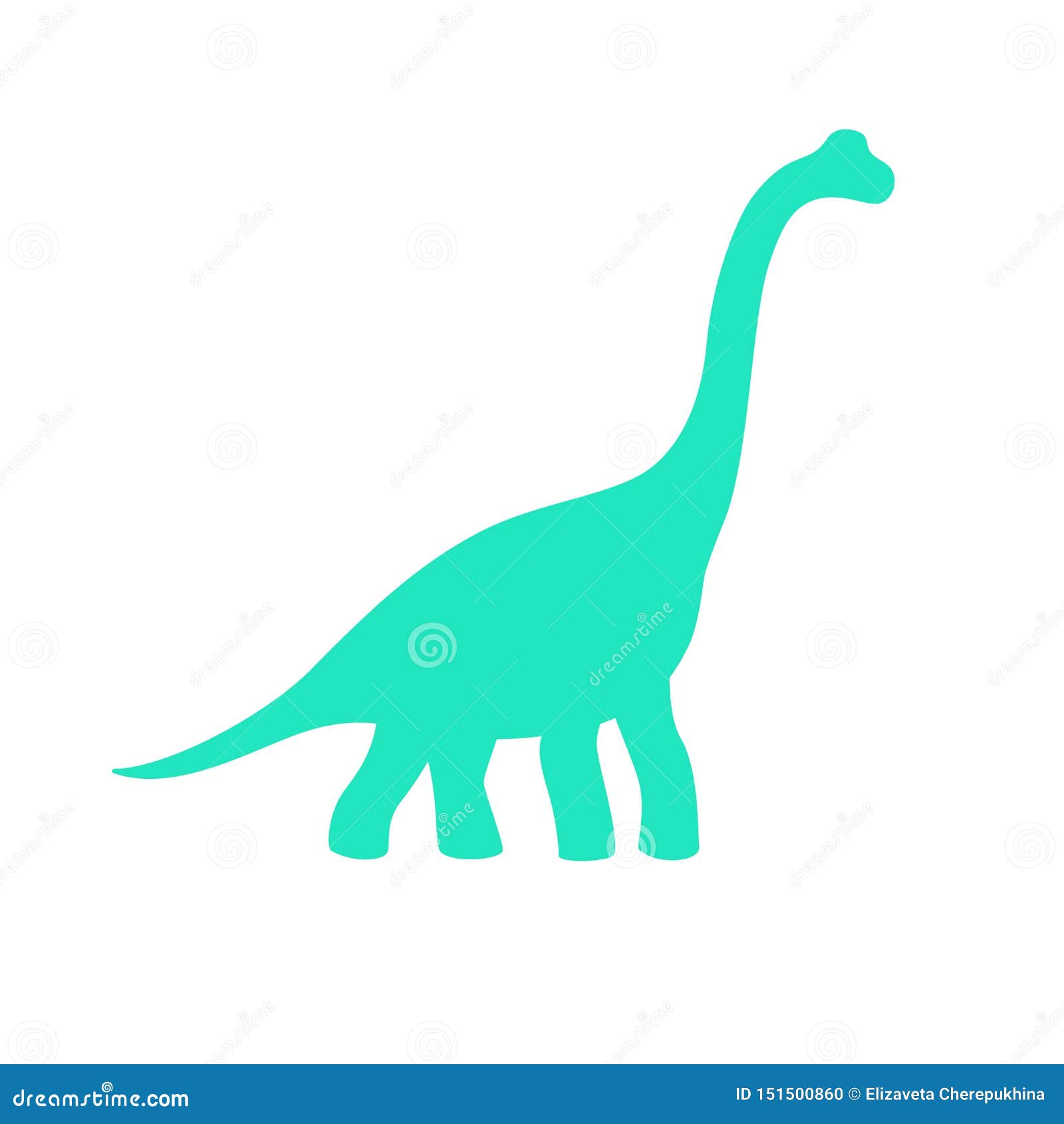 Brachiosaurus Vector Silhouette And Contour. Sauropod Dinosaur ... Brachiosaurus Vector Silhouette And Contour. Sauropod Dinosaur ...