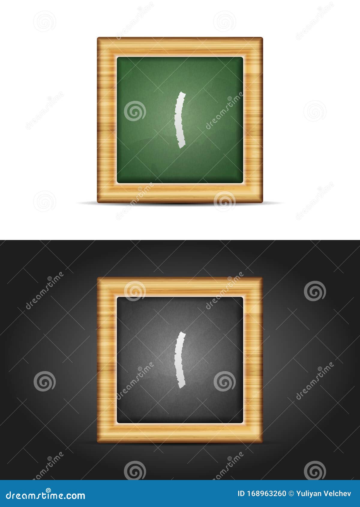 Bracket sign on chalkboard stock vector. Illustration of parenthesis ...