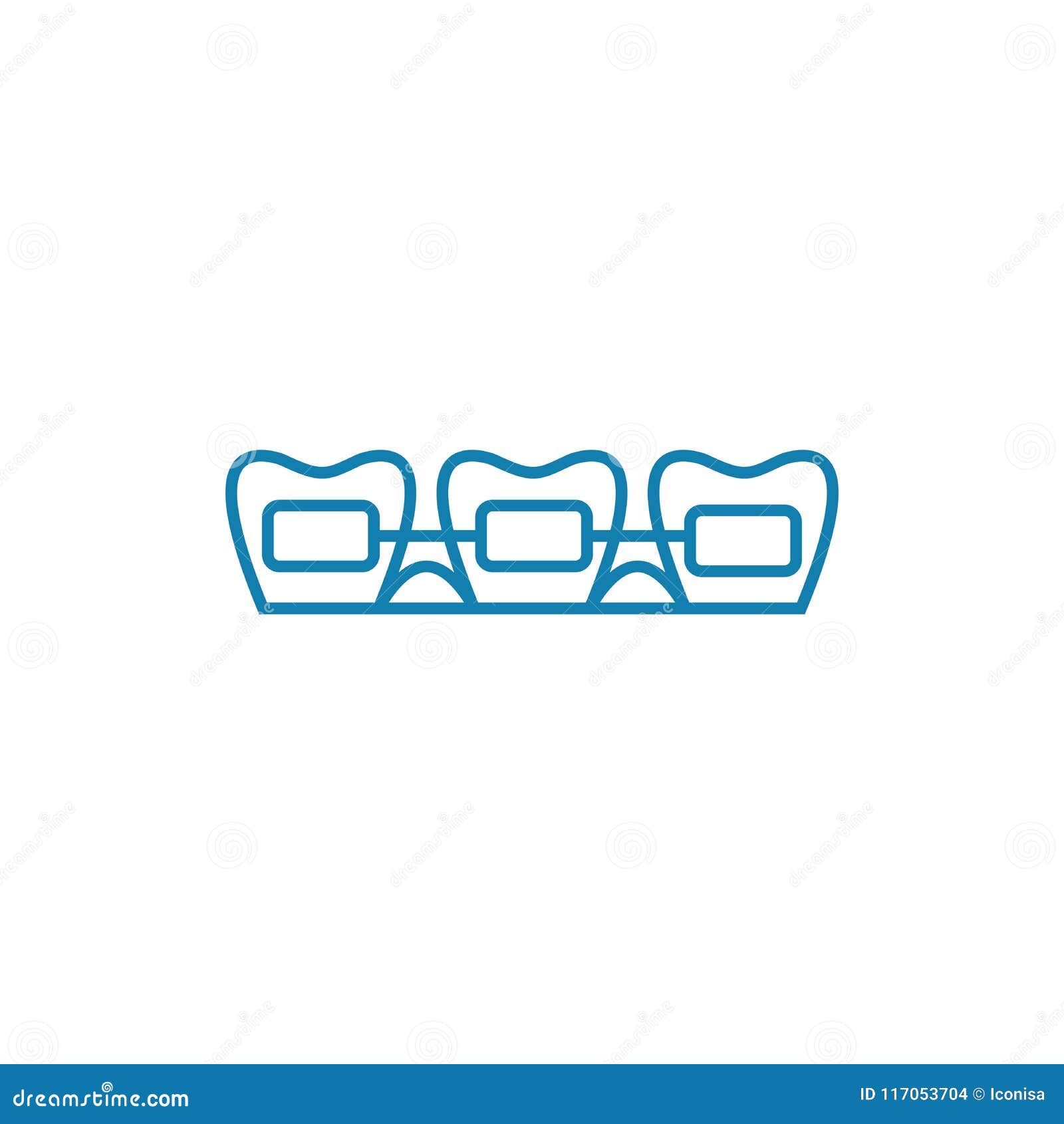 Brackets Line. Typography Graphic Symbols Brace Decoration Curl Signs ...