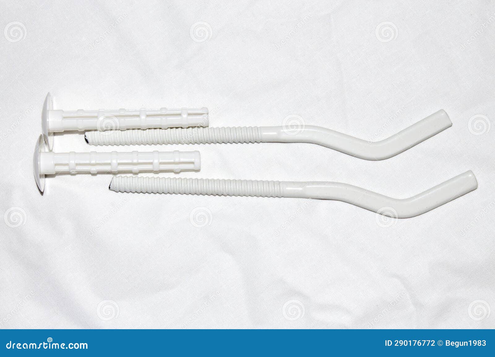 Brackets for Radiators on a White Background.Brackets for the Heating ...