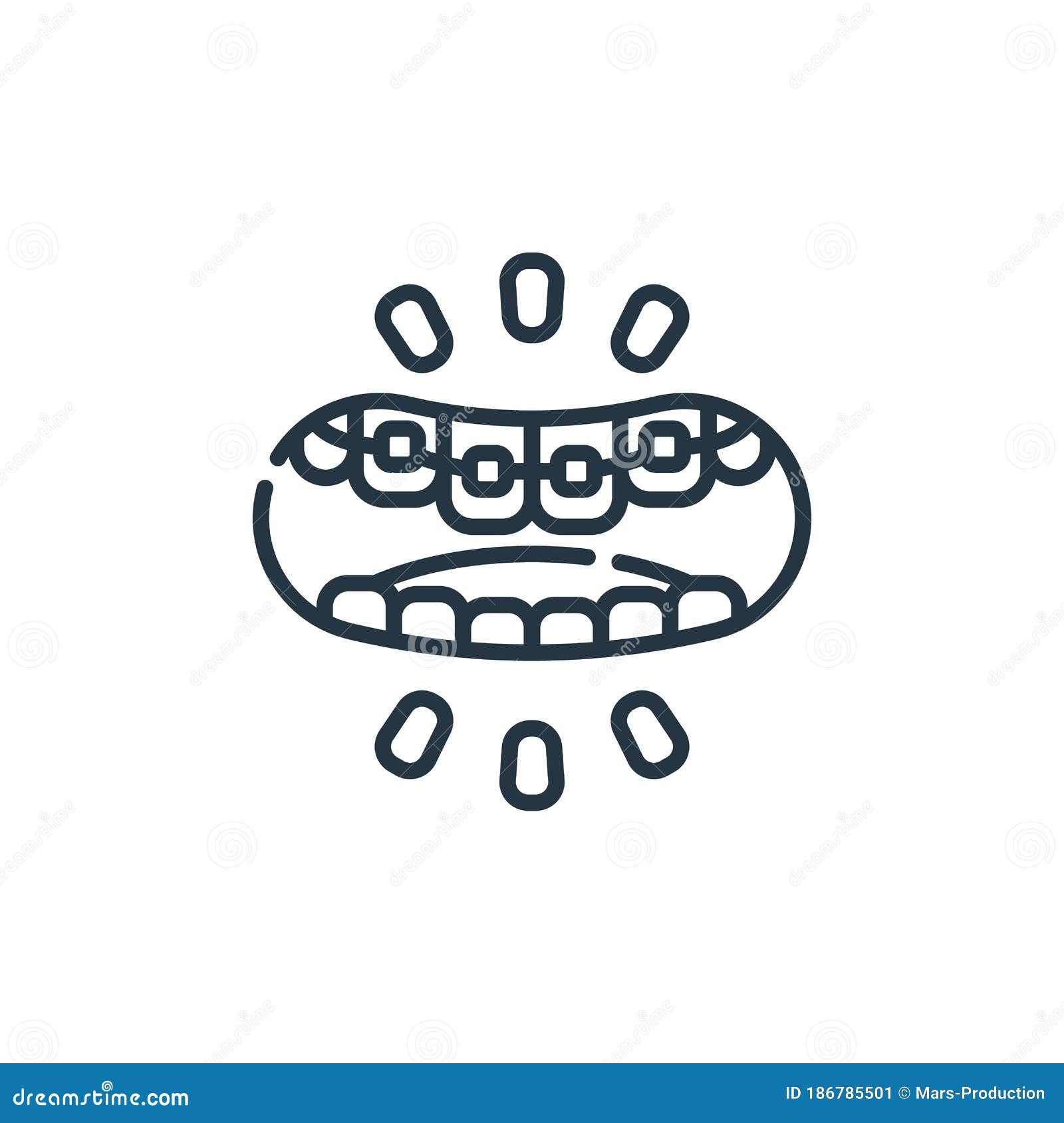 Brackets Vector Icon. Brackets Editable Stroke. Brackets Linear Symbol ...