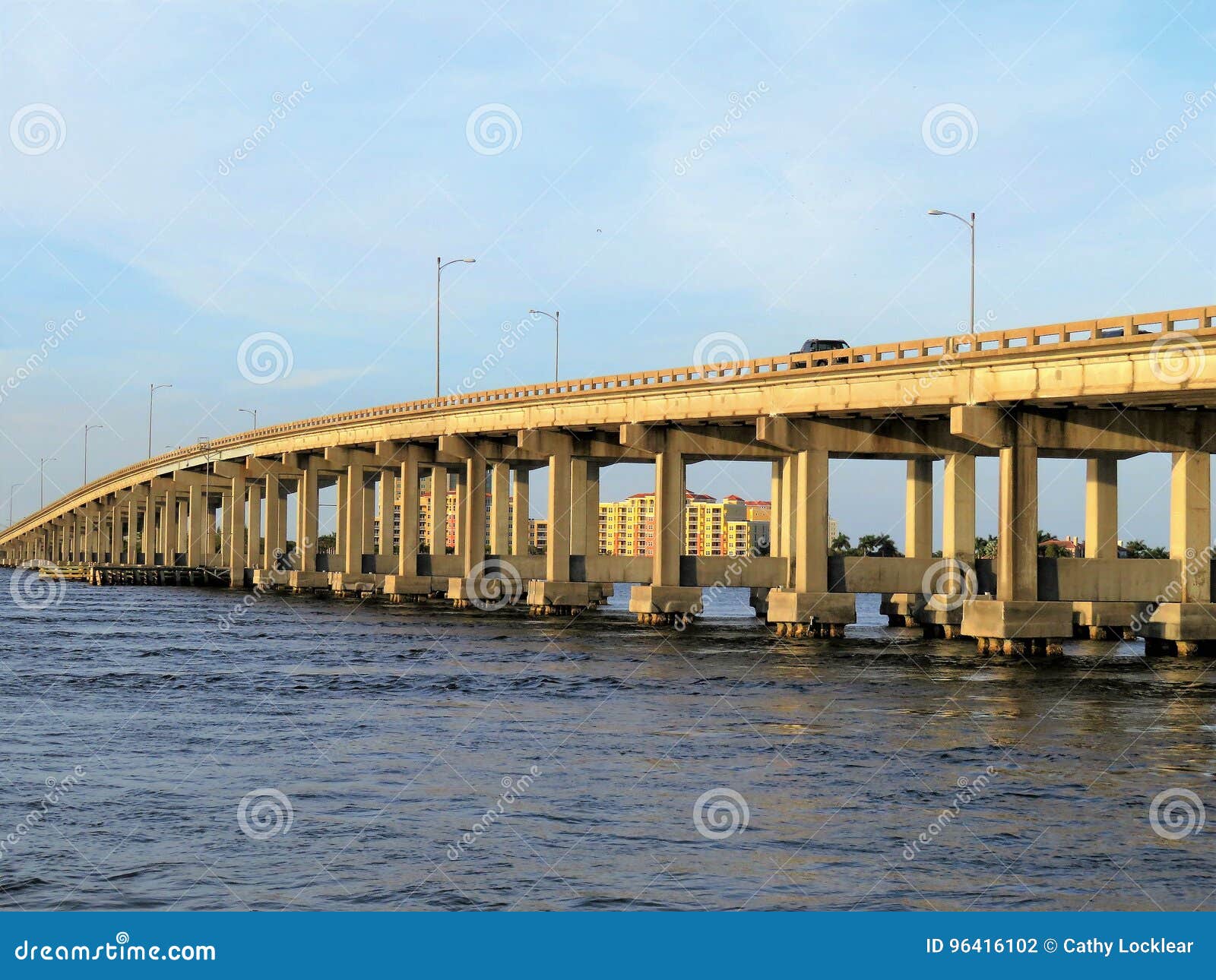 Bradenton Bridge stock photo. Image of manatee, bridge - 96416102