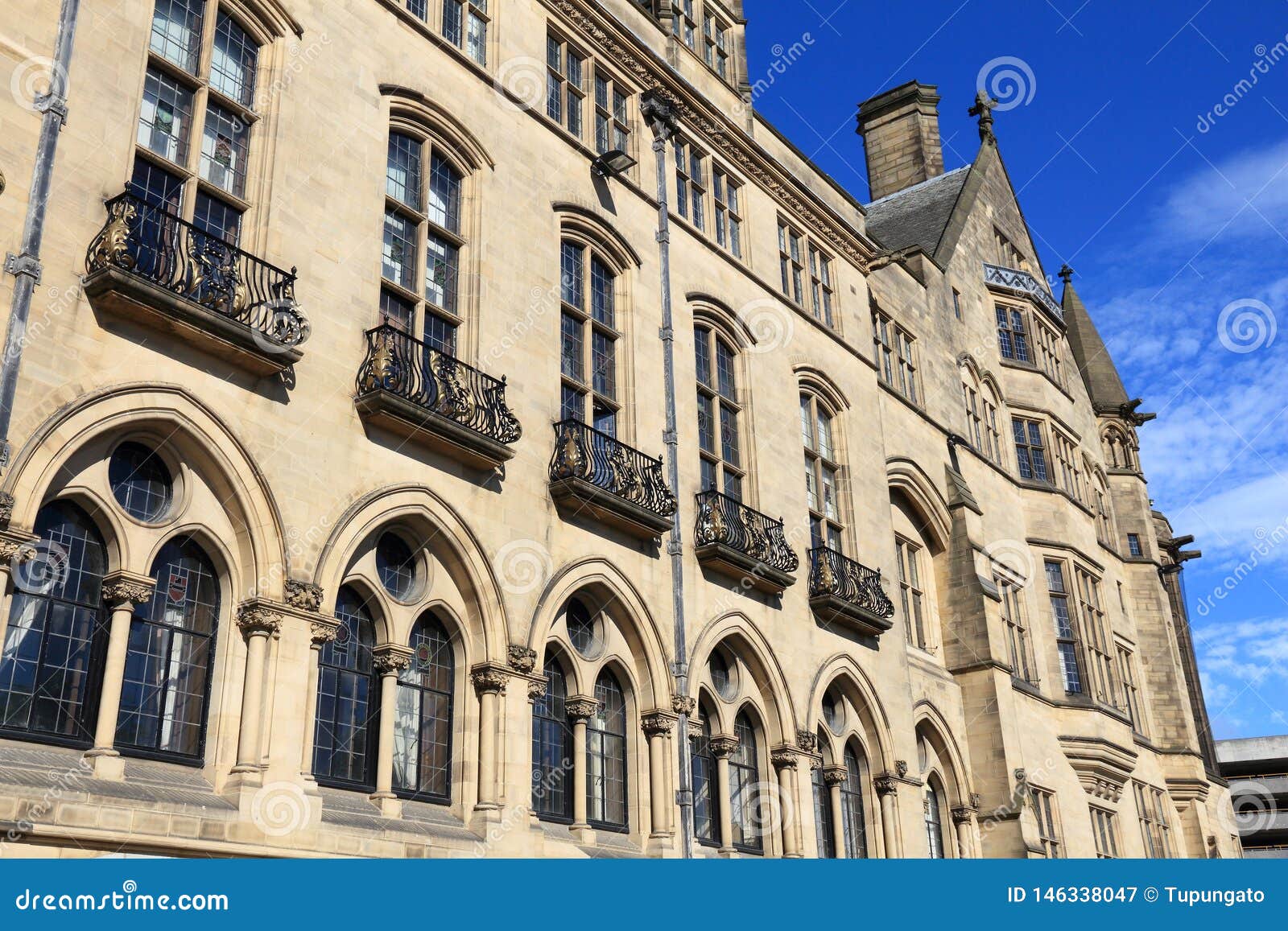 Bradford City Hall stock image. Image of england, kingdom - 146338047