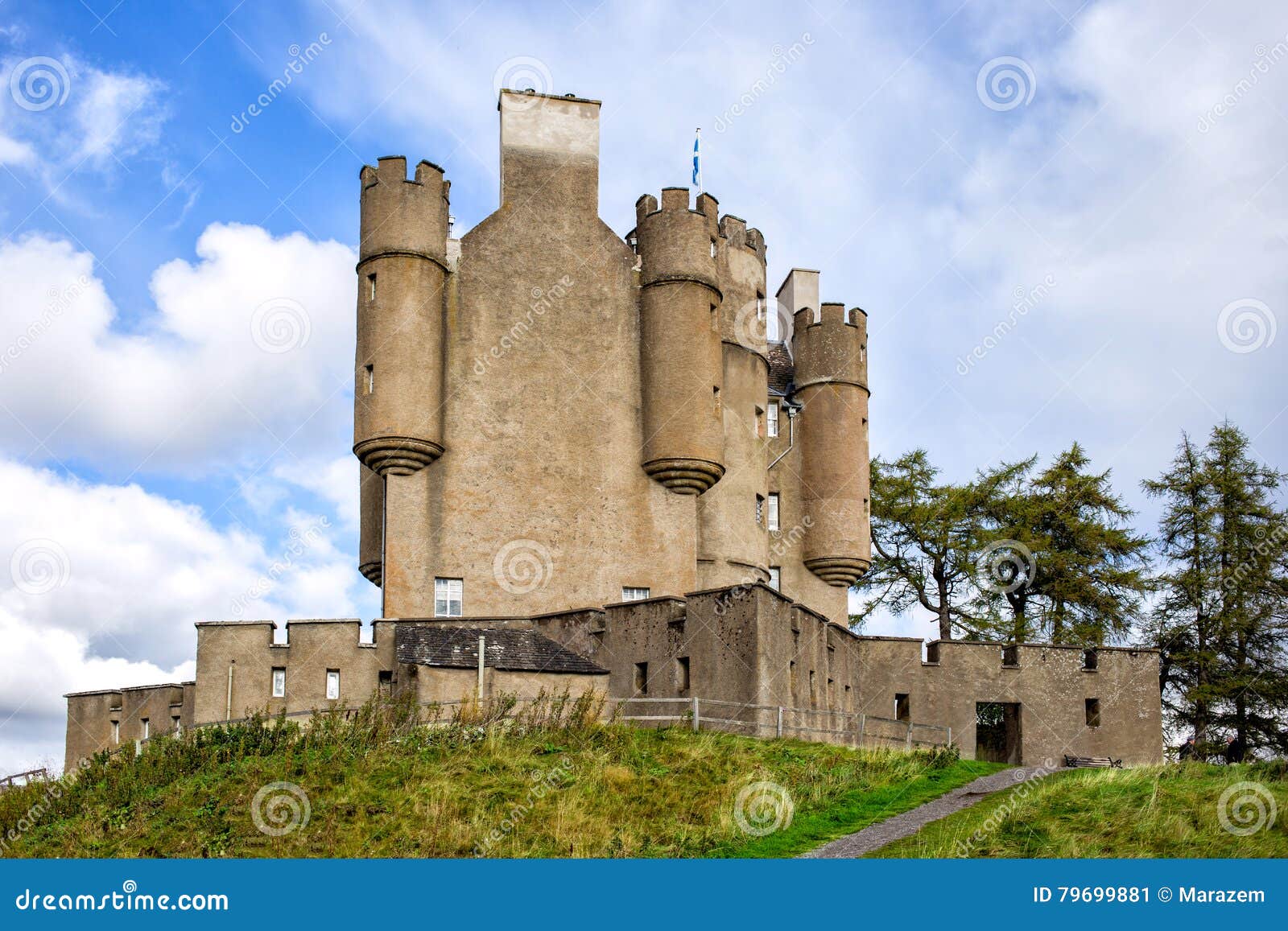 Braemar Castle in Scotland editorial photo. Image of architecture ...