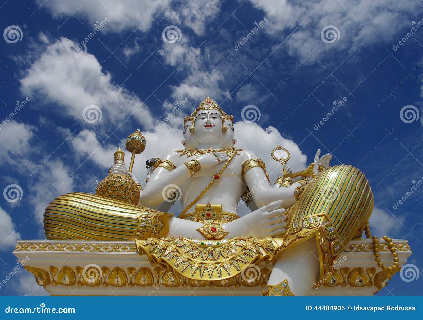 Brahma stock photo. Image of hinduism, white, frond, cloud - 44484906