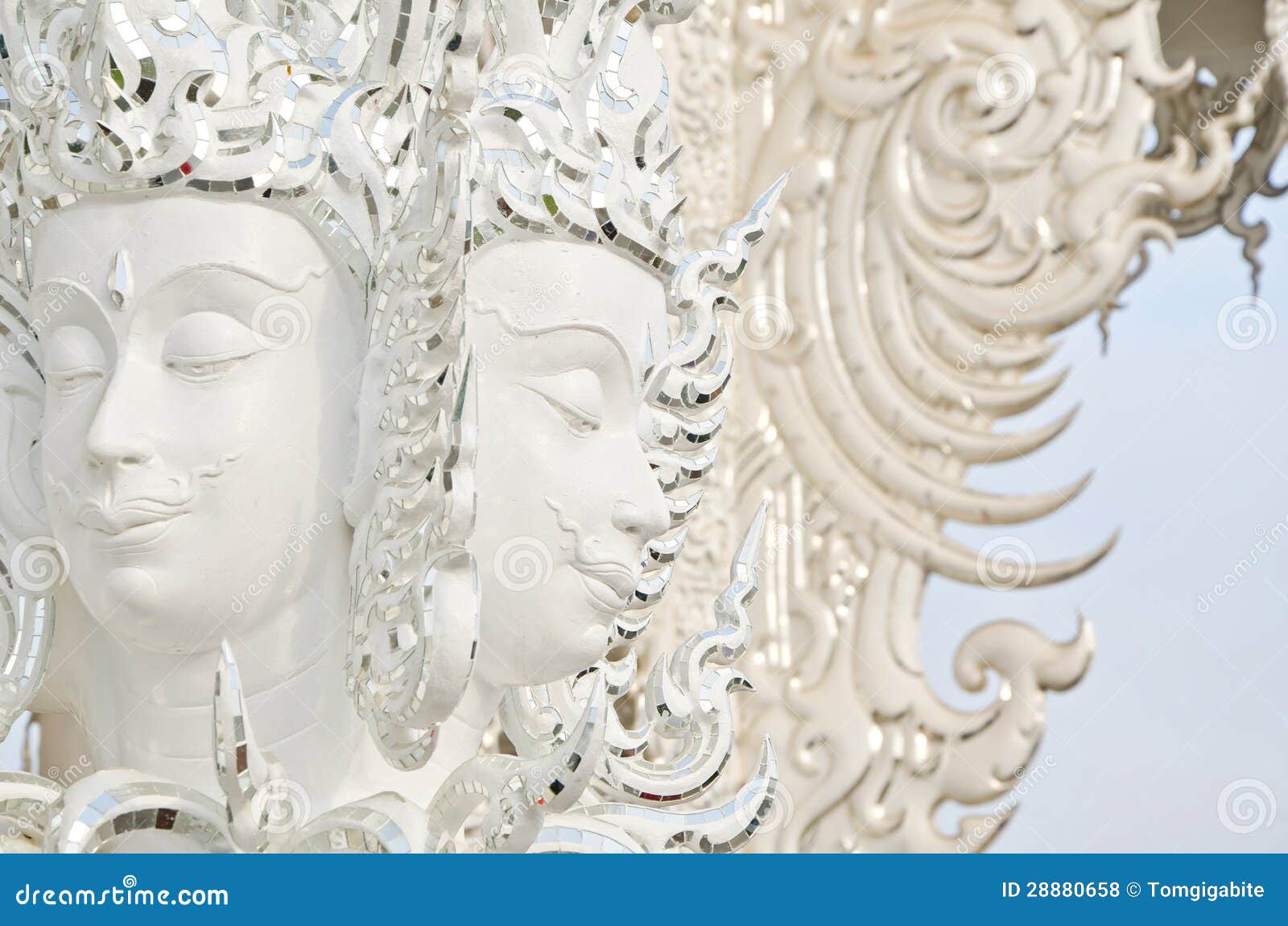 Brahma Statue In The Public Forest Temple. Brahma Is A Creator God In ...