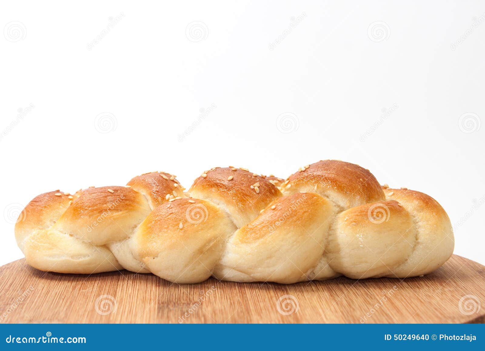 Braid from the Bakery on a Kitchen Wooden Board Stock Photo - Image of ...