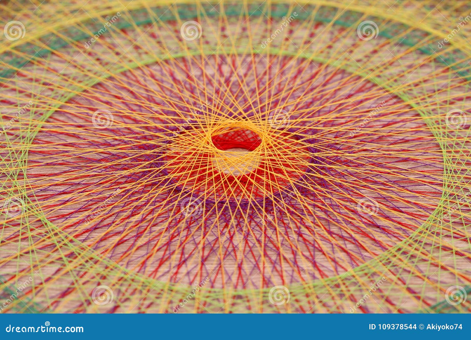 Braid with Colorful Strings Stock Photo - Image of folk, beauty: 109378544