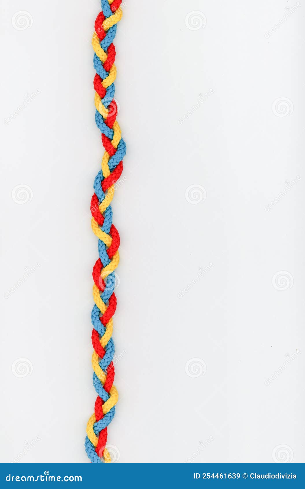 Braid plait rope stock image. Image of braid, multi - 254461639
