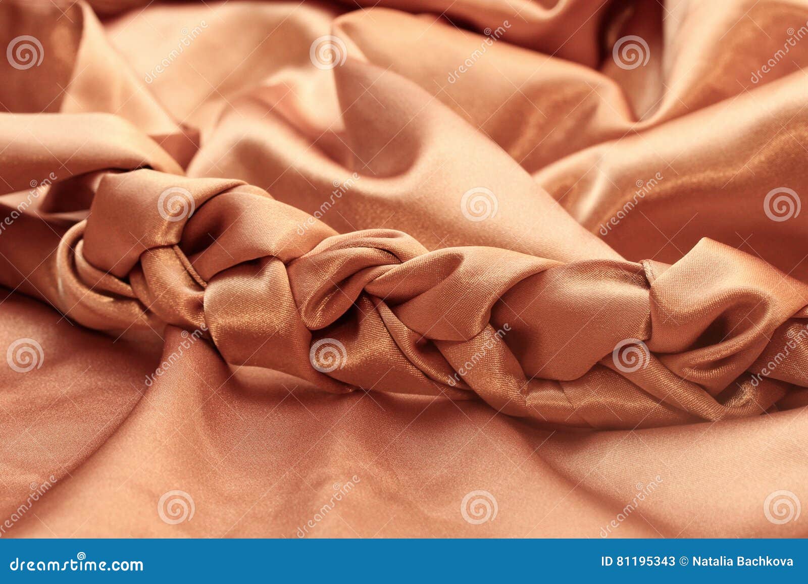 Braid Woven Silk Gold Fabric Chocolate Stock Image - Image of cloth ...
